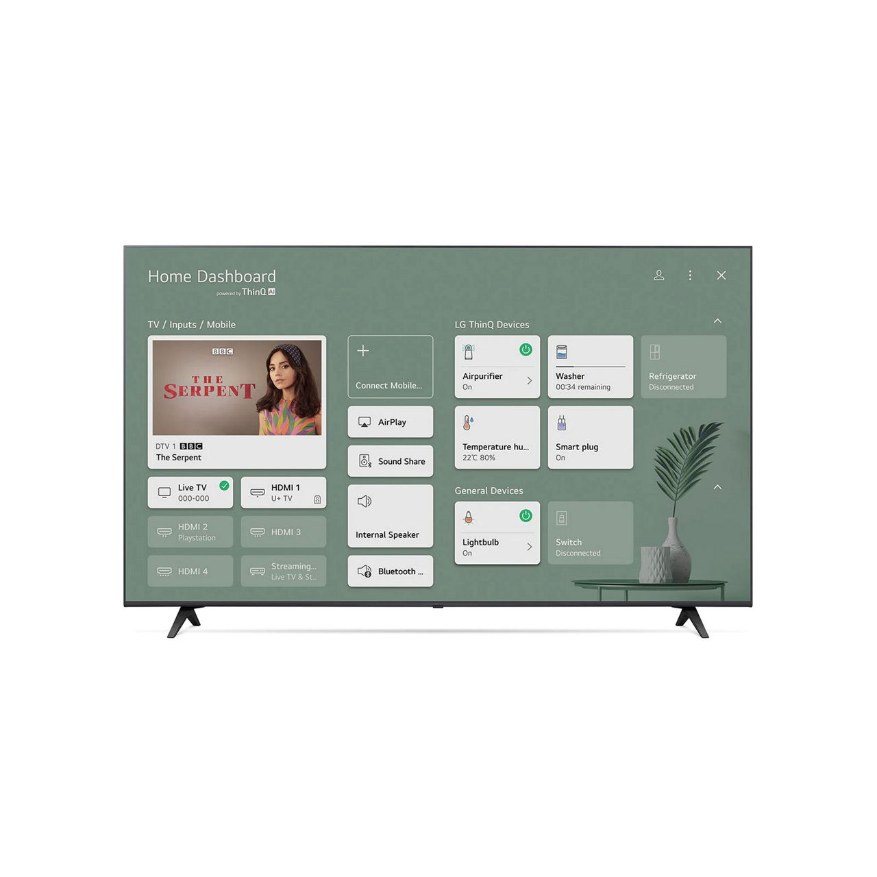 LG 50 Inch 4K UHD UP77 Smart TV