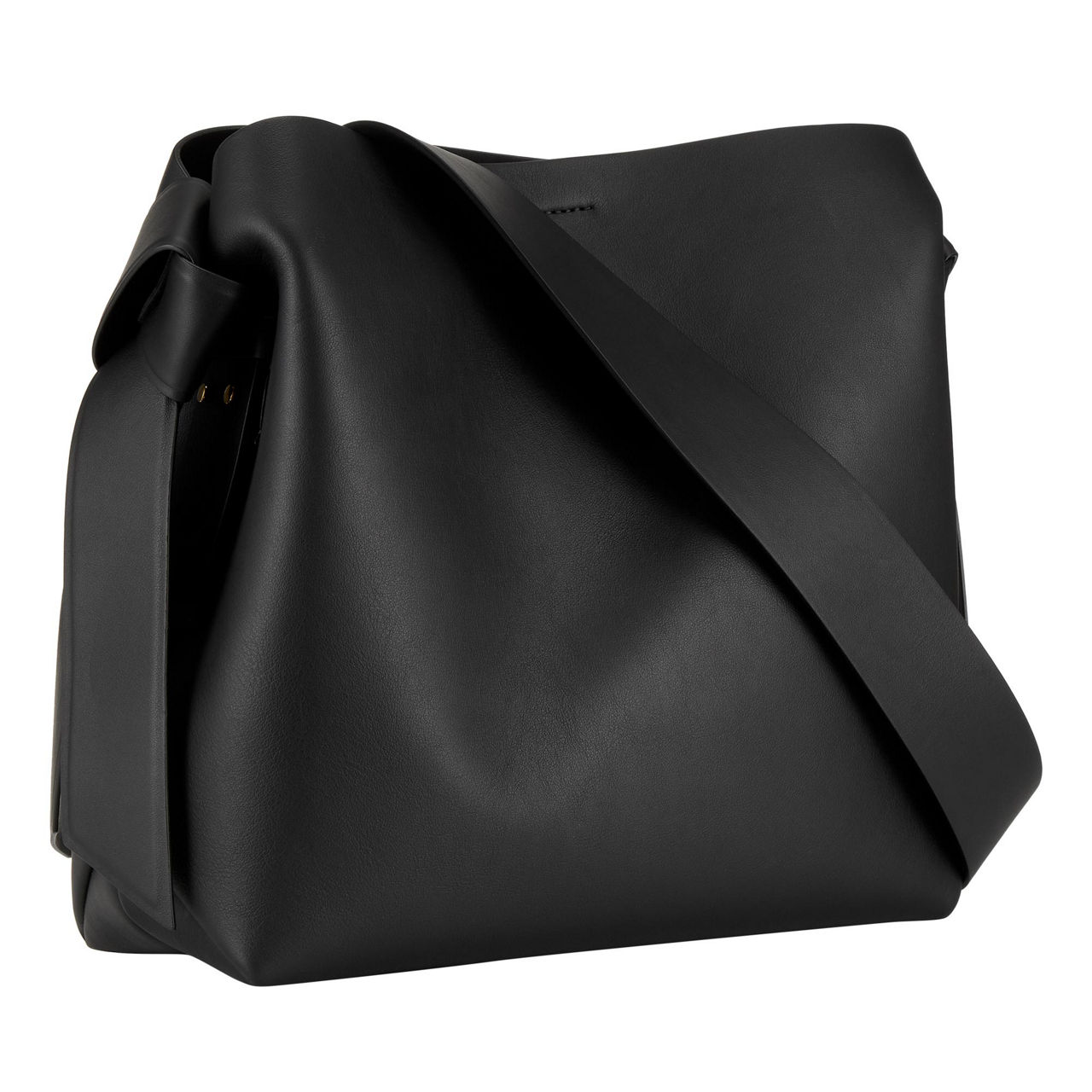 ACNE STUDIOS Musubi Midi Leather Shoulder Bag