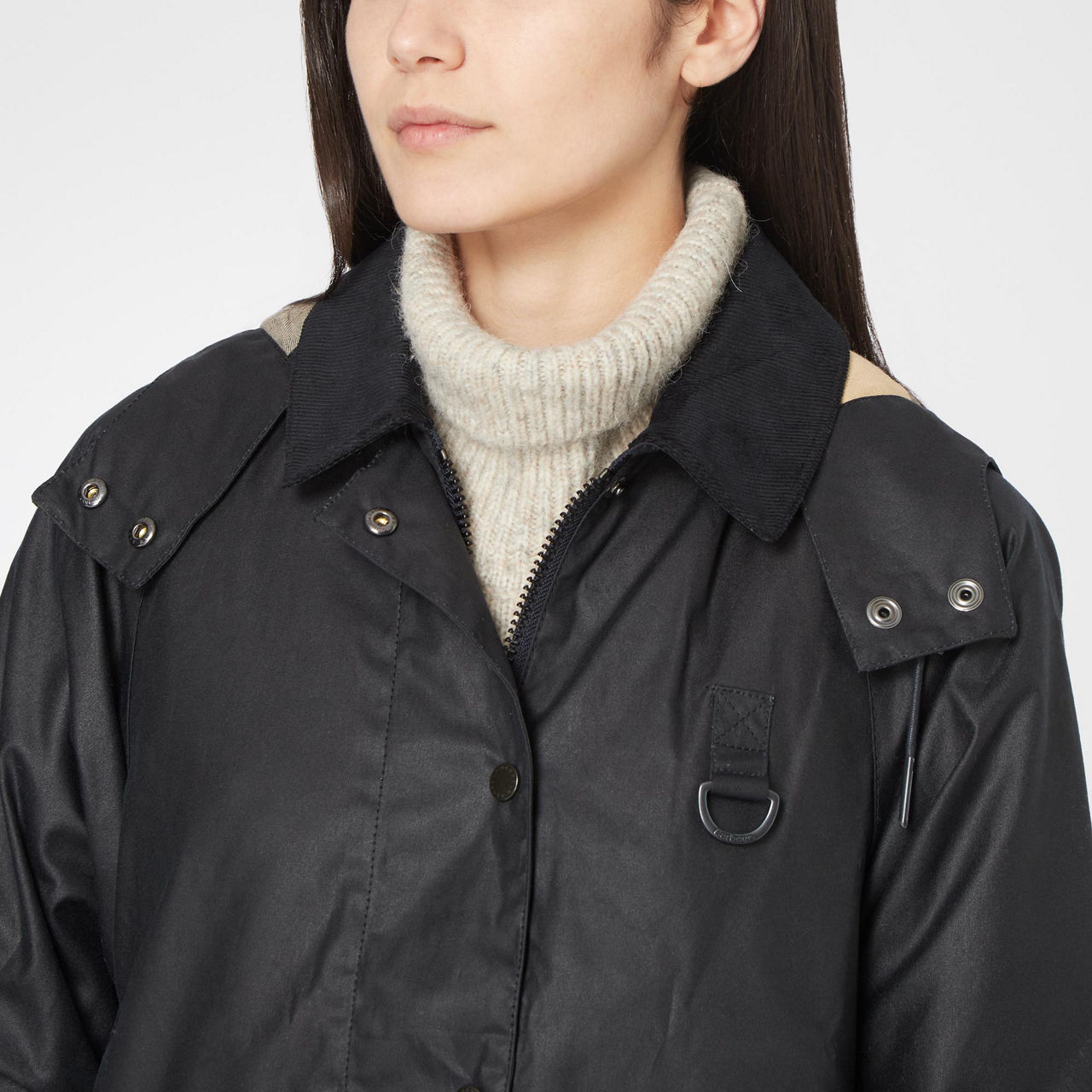 BARBOUR Avon Short Waxed Jacket