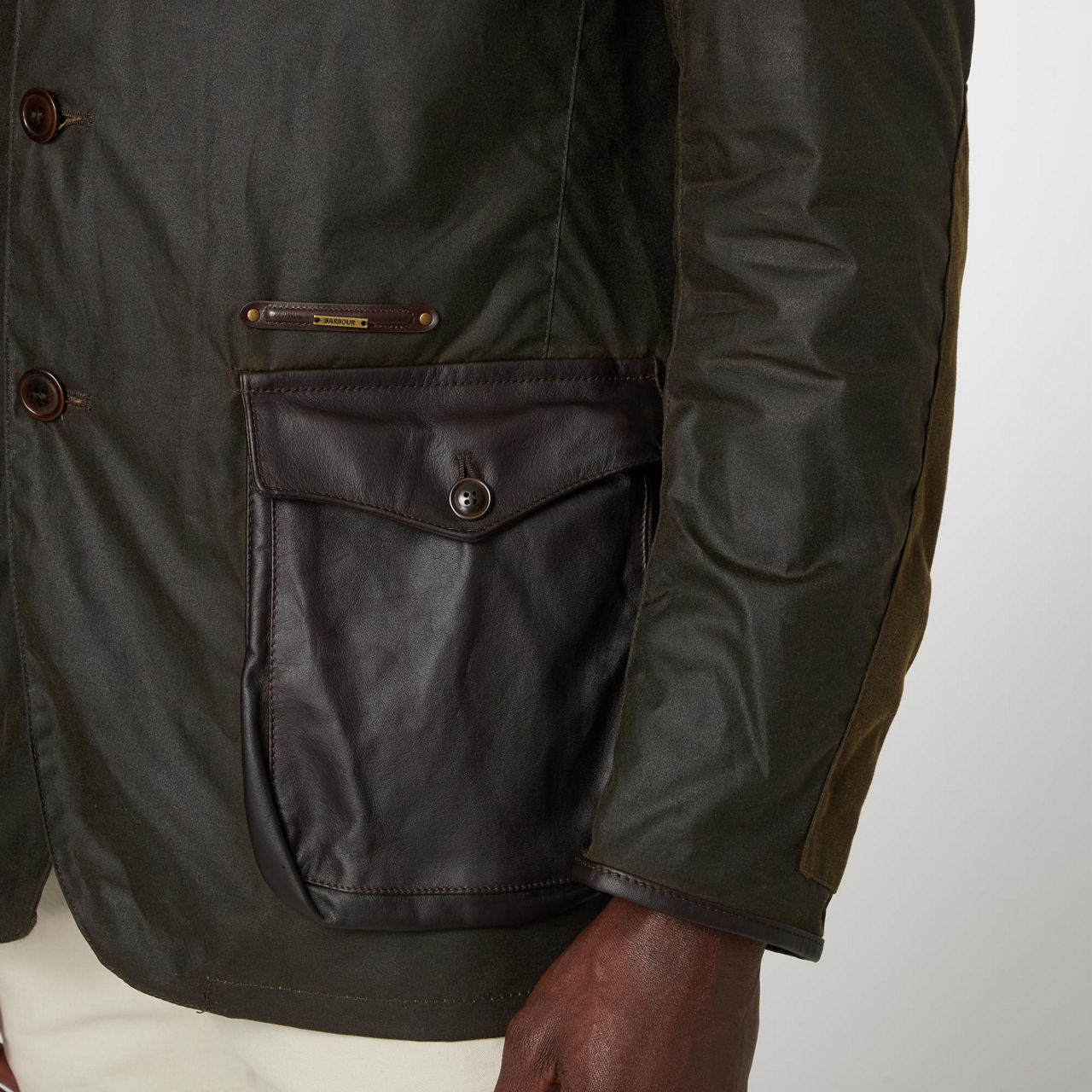 BARBOUR Gold Standard Supa-Commander Waxed Cotton Jacket