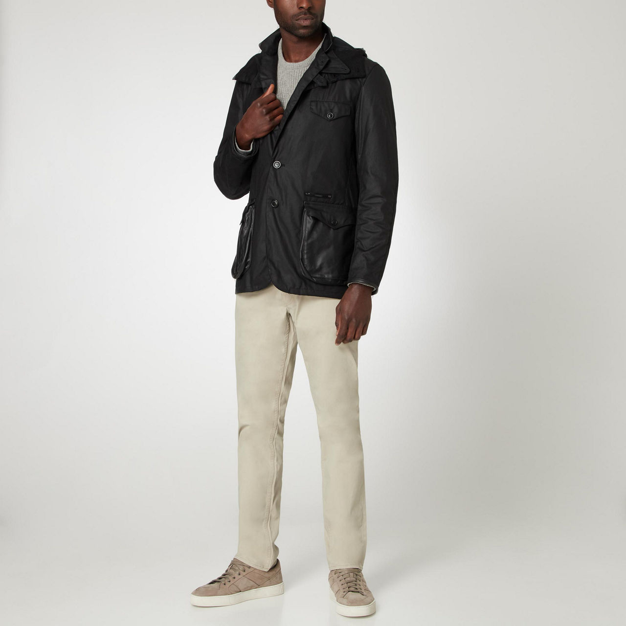 BARBOUR Gold Standard Supa-Commander Waxed Cotton Jacket