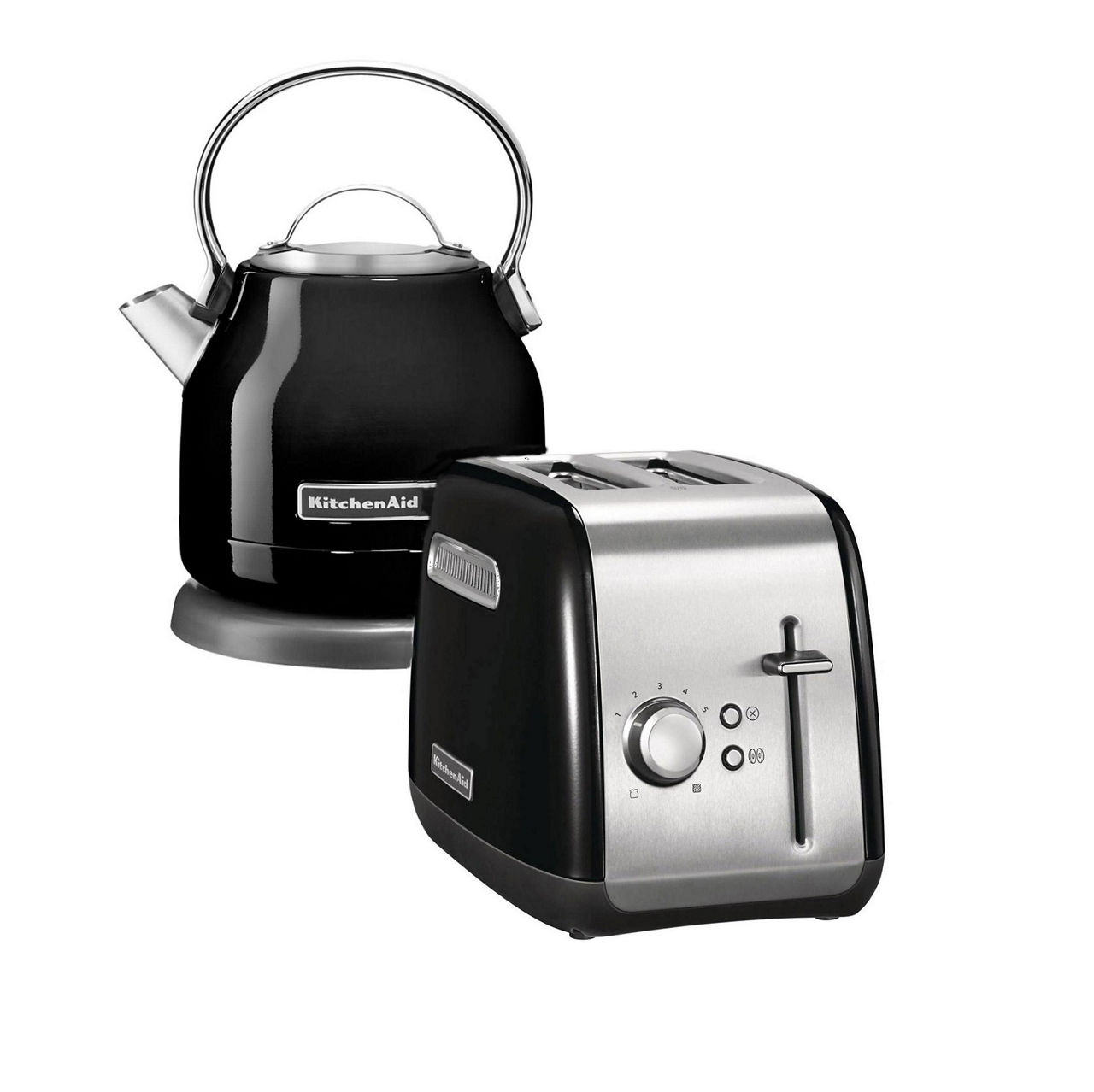 KITCHENAID Traditional Kettle and Toaster Coordinated Set Steel