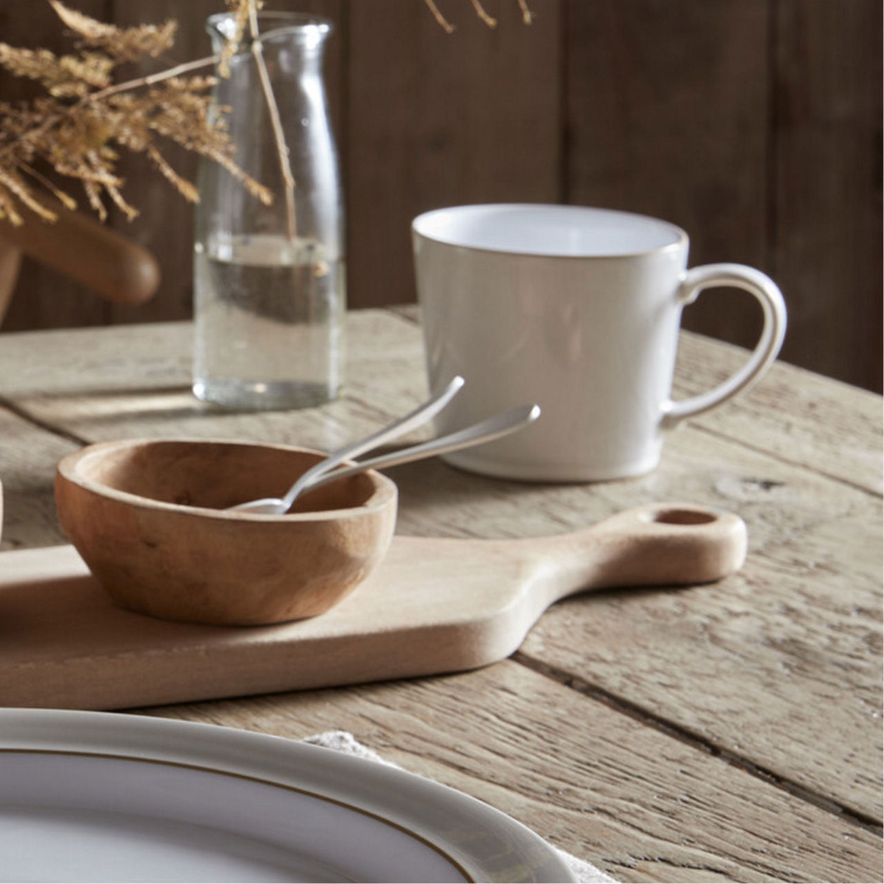 Natural Canvas Large Mug