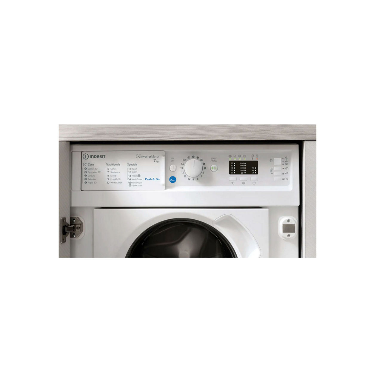 7Kg Integrated 1200 RPM Washing Machine