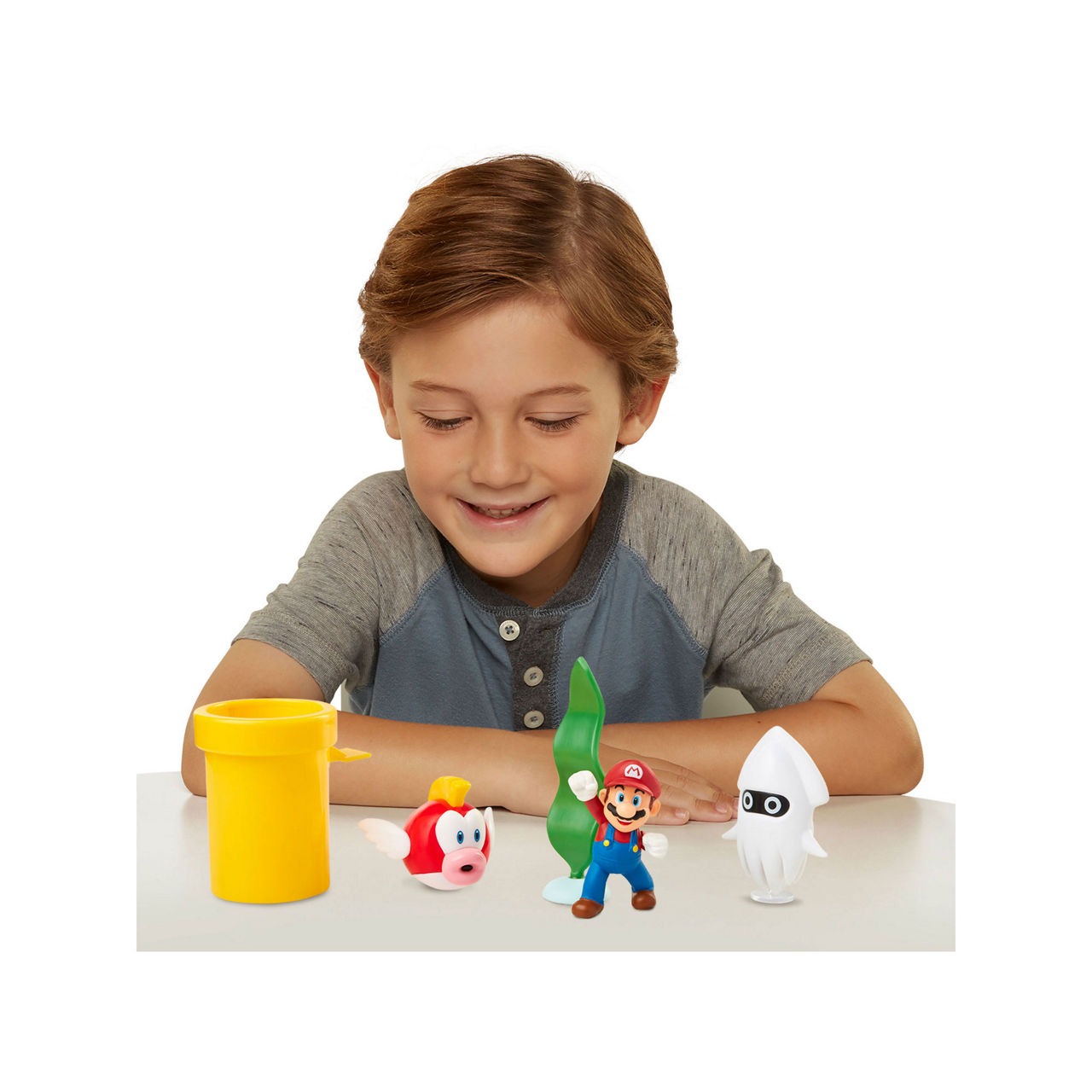 Super Mario Underwater Diorama Set