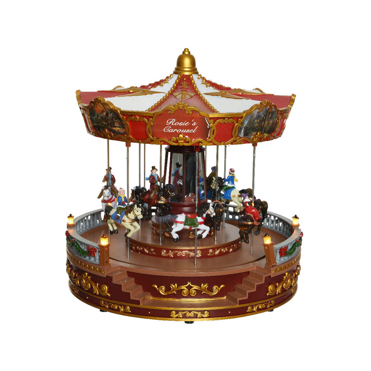 KAEMINGK LED Light-Up Decorative Carousel