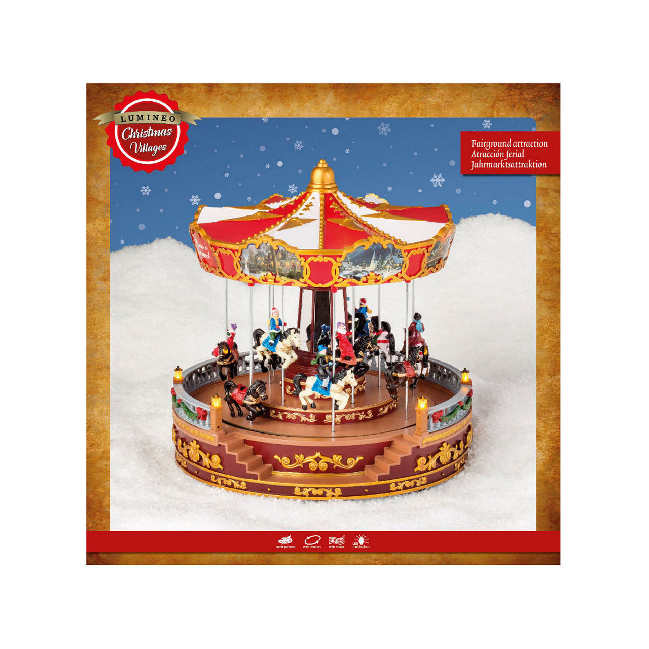 KAEMINGK LED Light-Up Decorative Carousel
