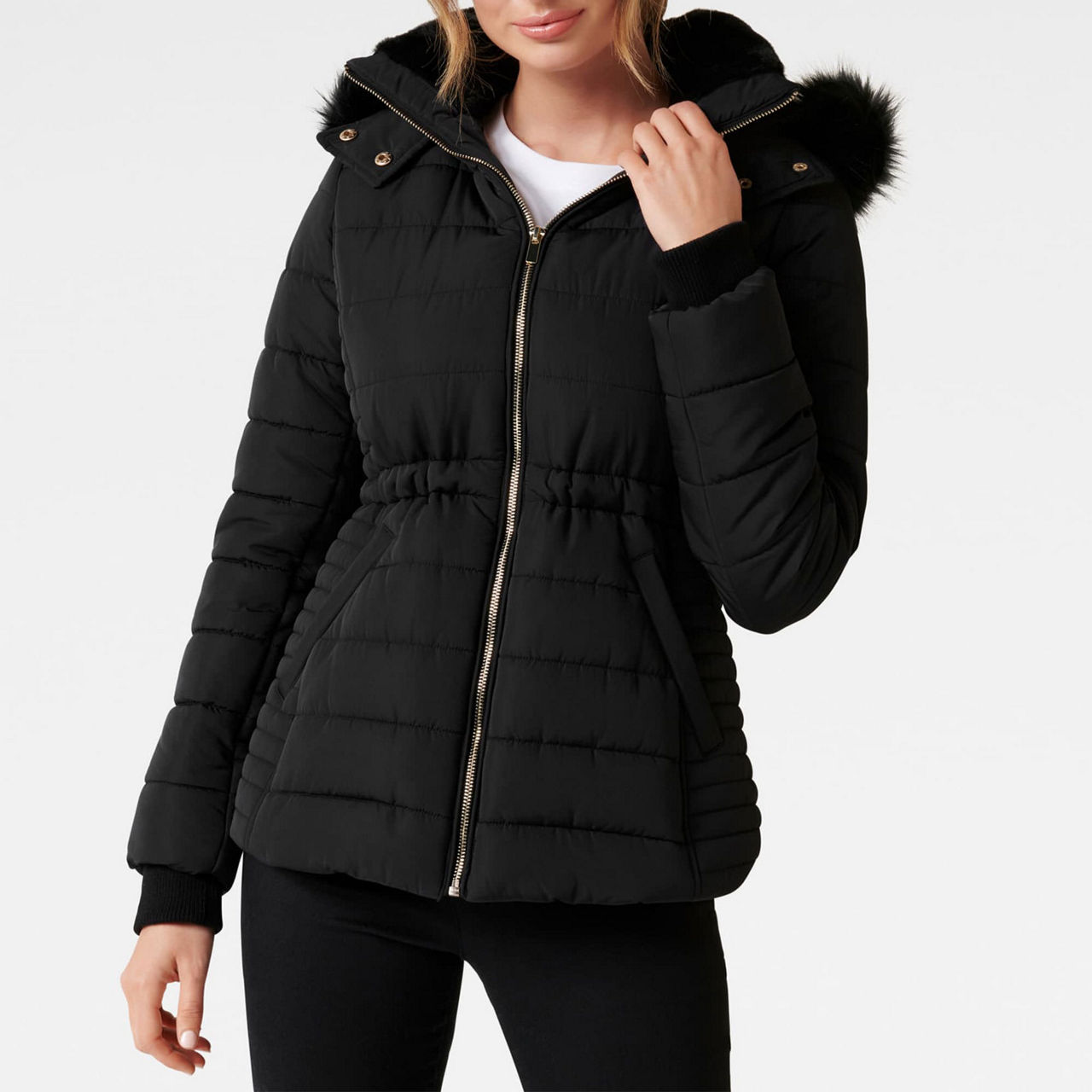 FOREVER NEW Lisa Short Puffa Jacket