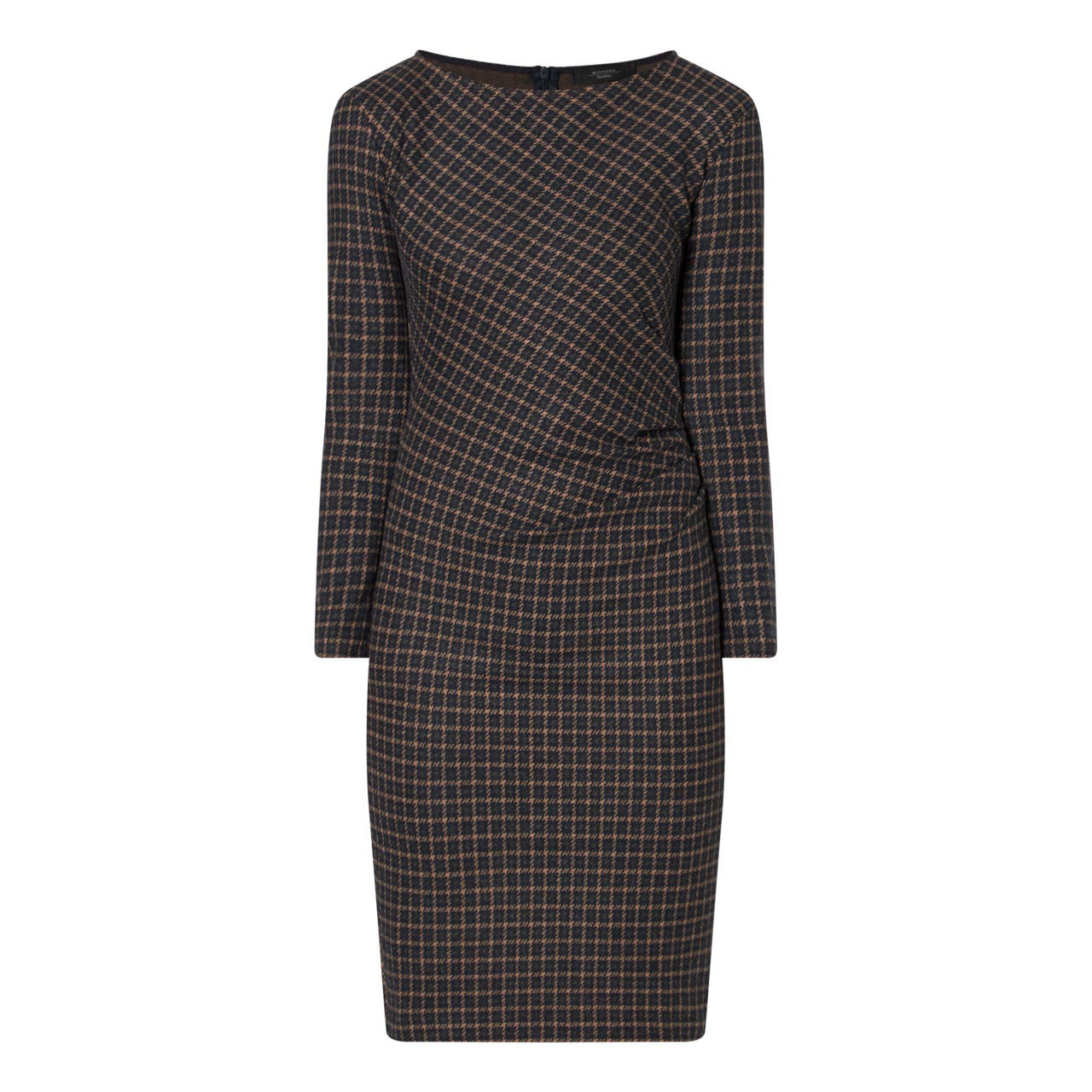 WEEKEND MAX MARA Saletta Check Midi Dress
