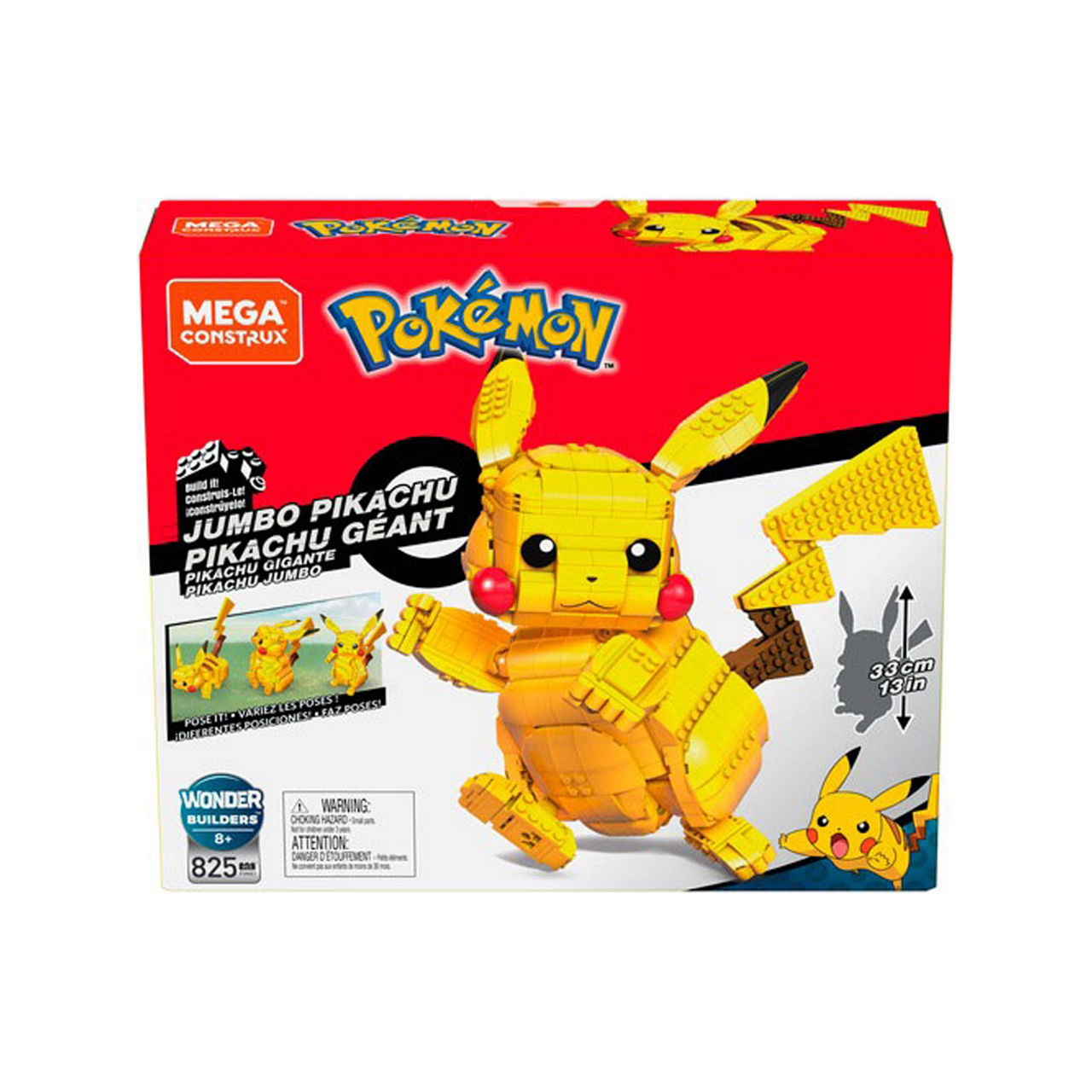 MEGA BLOKS Jumbo Pikachu Construction Set