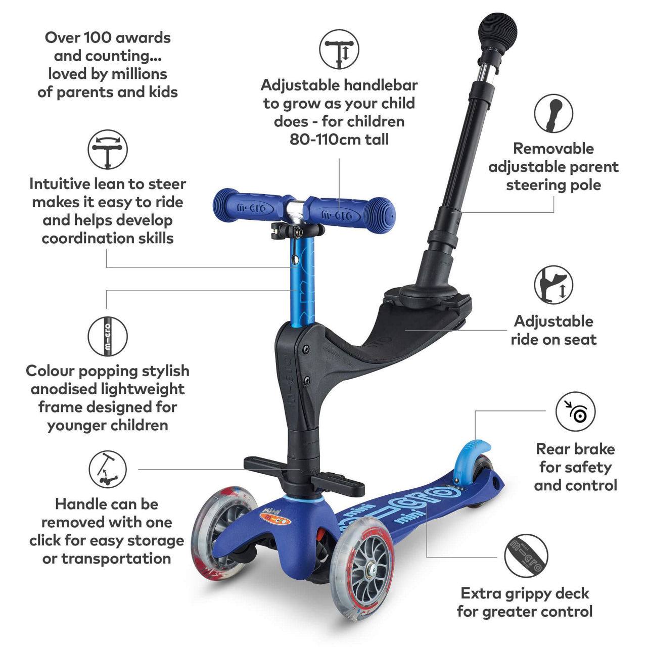 Push along scooter store