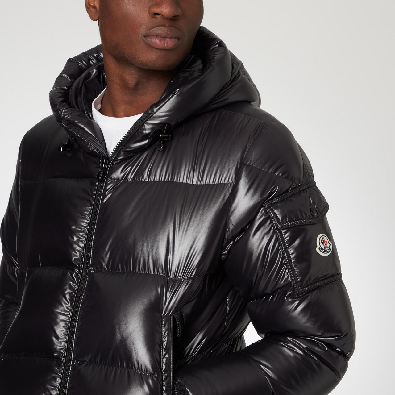 MONCLER Ecrins Nylon Puffer Coat