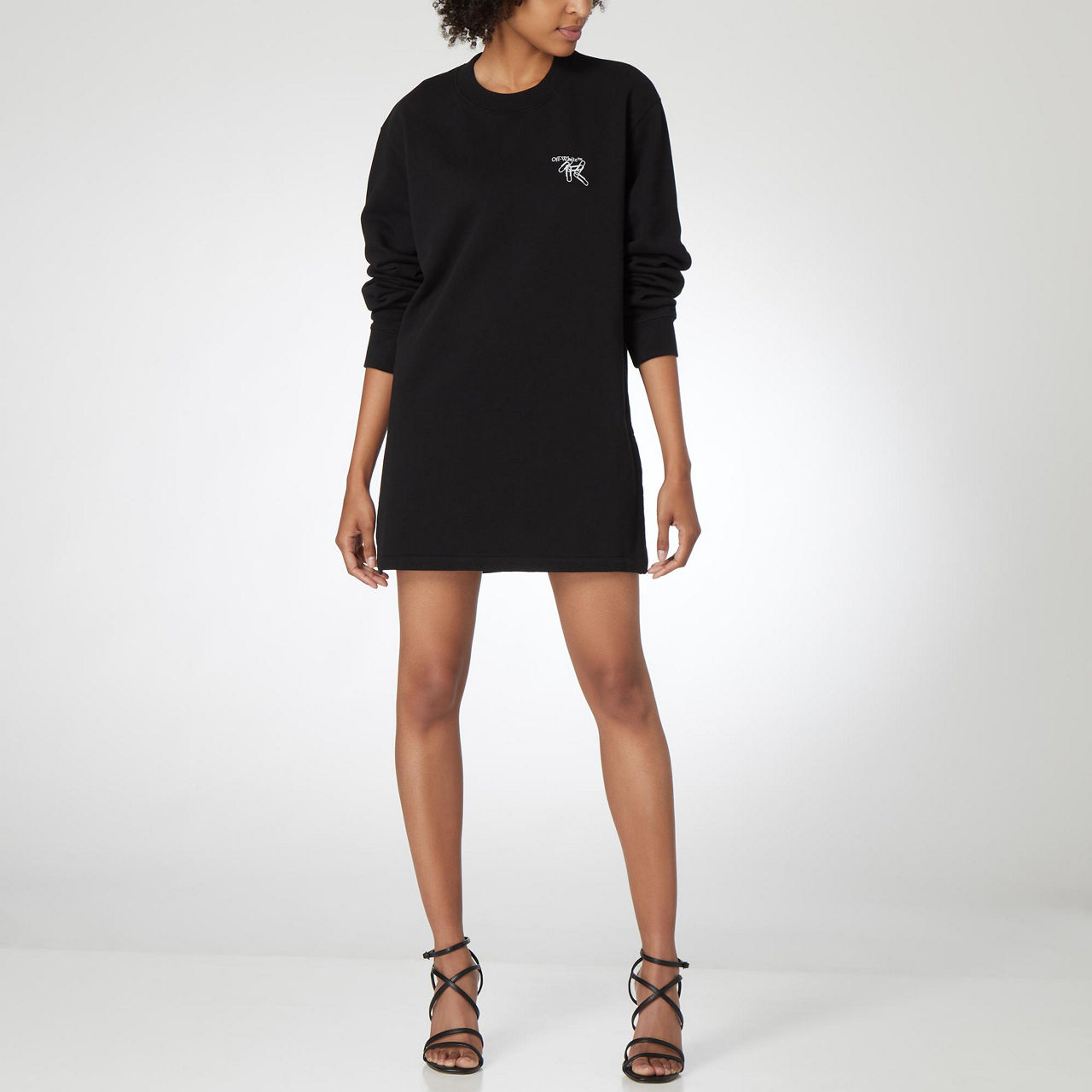 OFF-WHITE Paperclip Arrow Dress