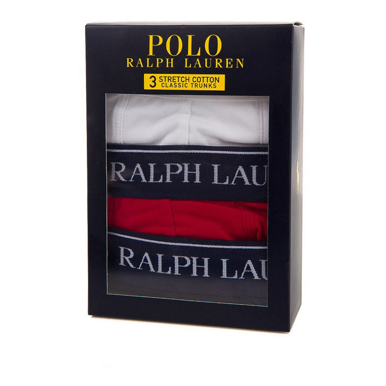 POLO RALPH LAUREN Three-Pack Logo Waistband Boxers