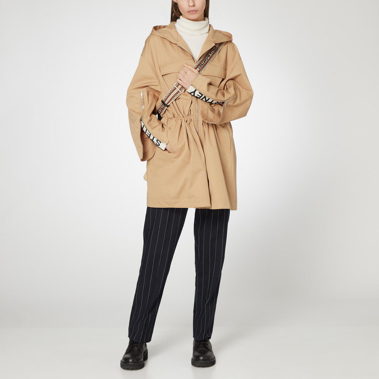 STELLA MCCARTNEY Utility Poncho Coat