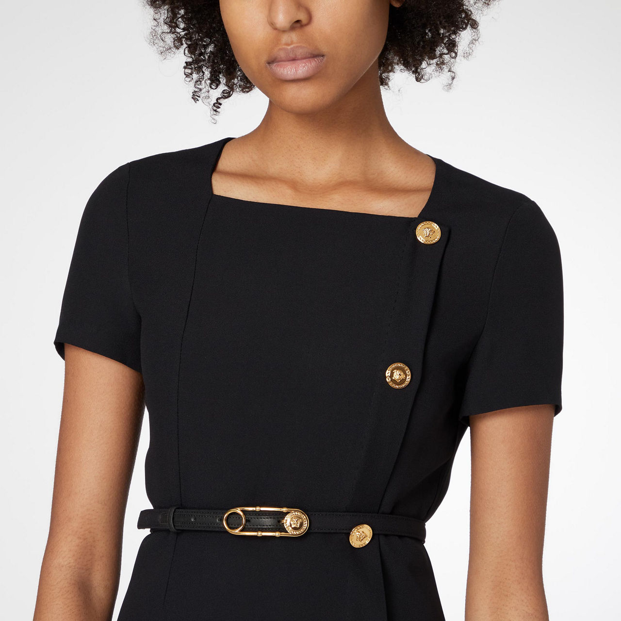 VERSACE Safety Pin Dress