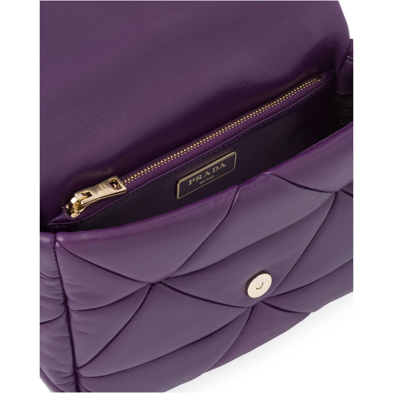 PRADA System Nappa Leather Patchwork Bag