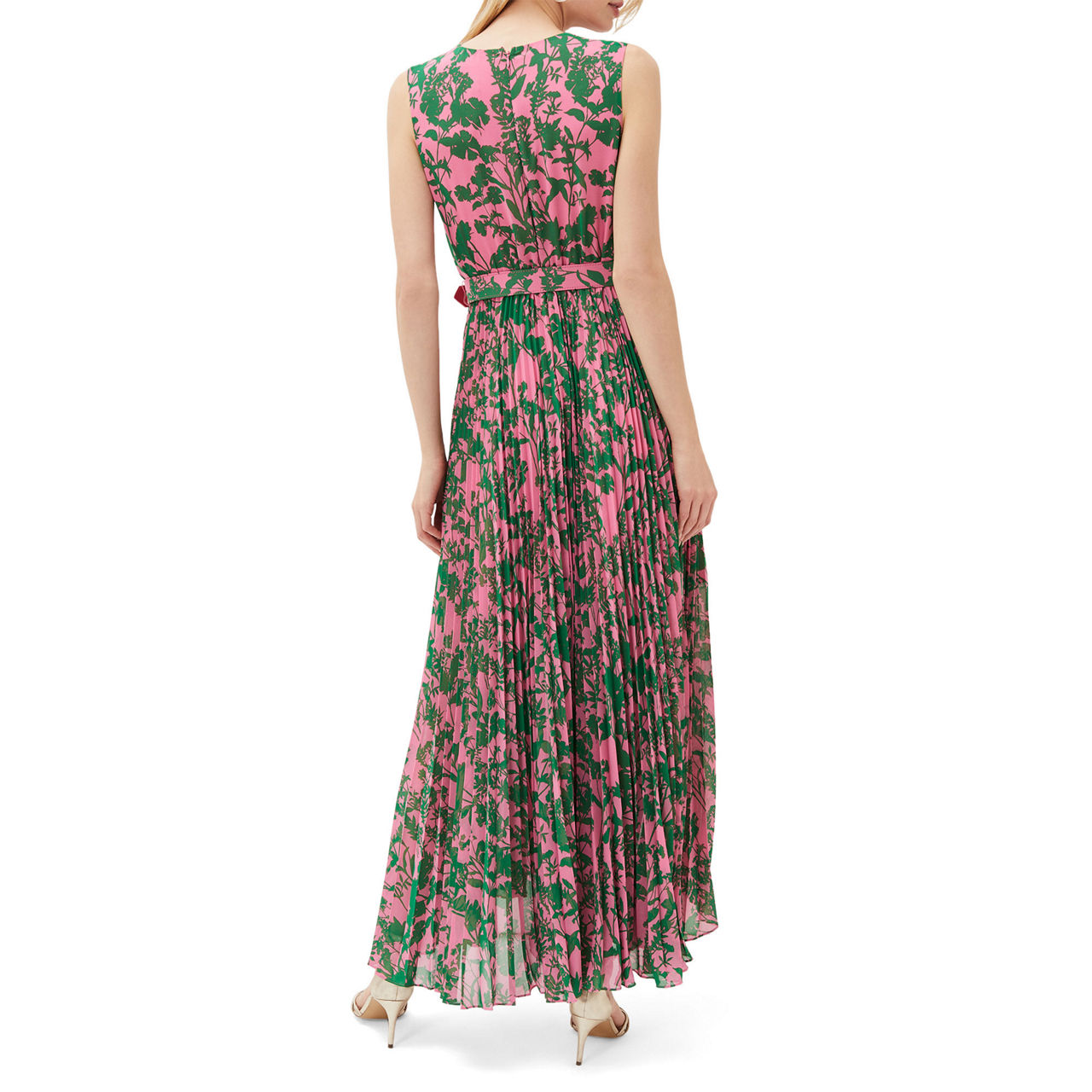 PHASE EIGHT Brianna Pleated Print Dress