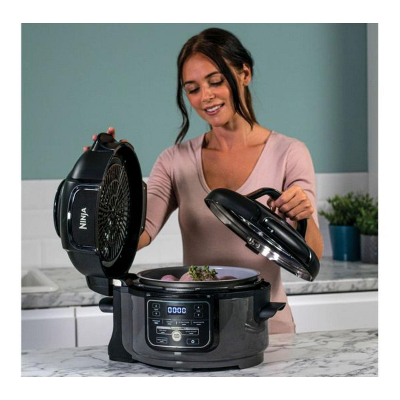 Foodi Mini 4.7L 1460W Slow Cooker & Air Fryer