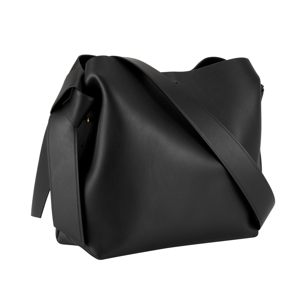 ACNE STUDIOS Musubi Midi Leather Shoulder Bag