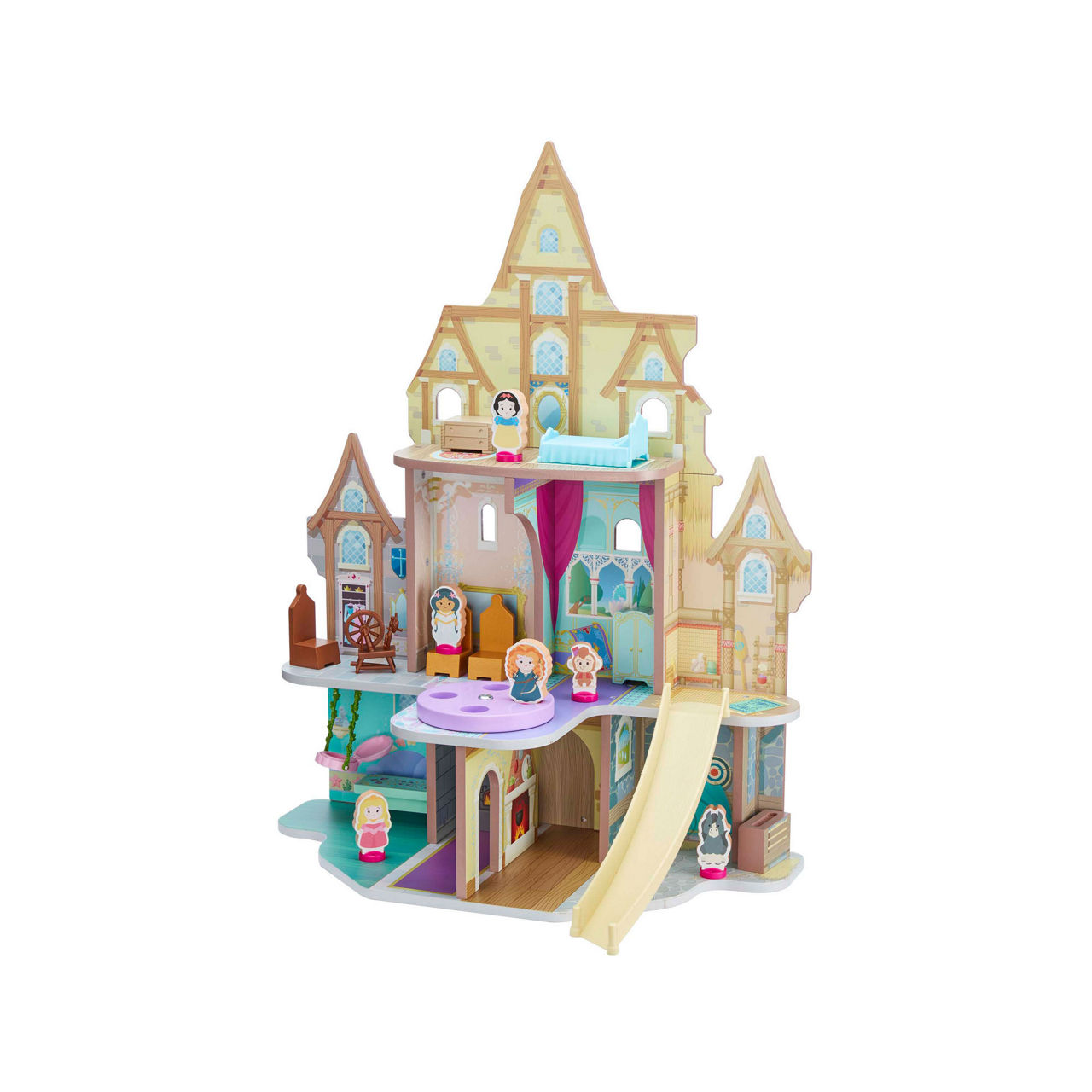 Wooden Enchanted Princess Castle Playset