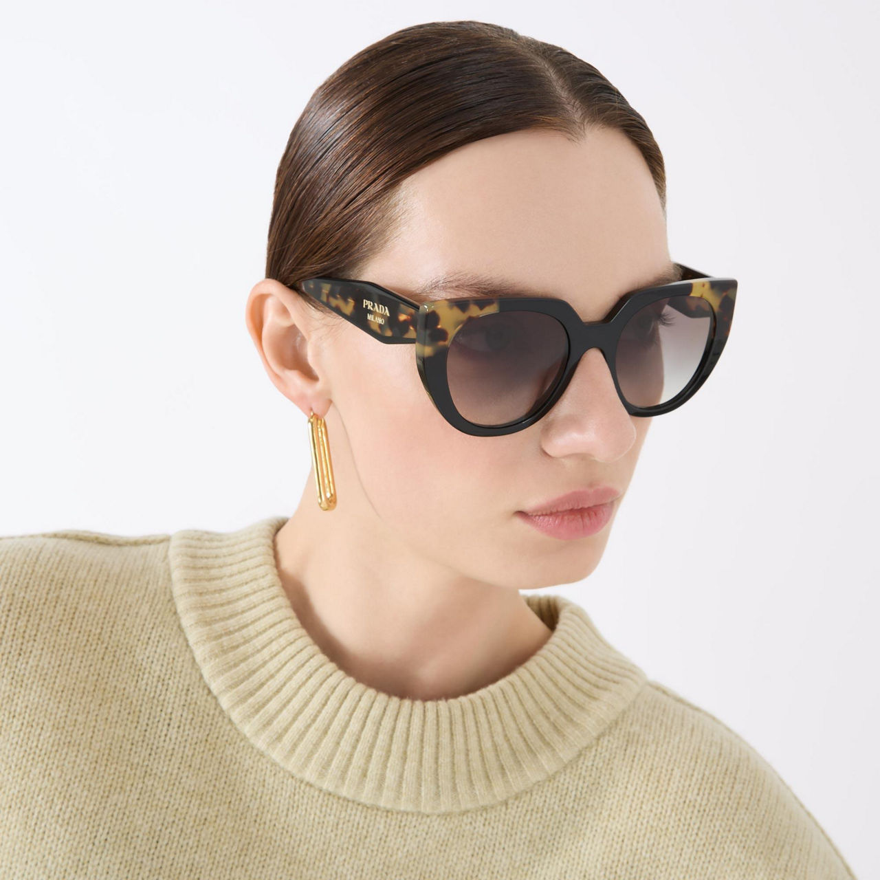 PRADA PR 14WS Cat Eye Sunglasses
