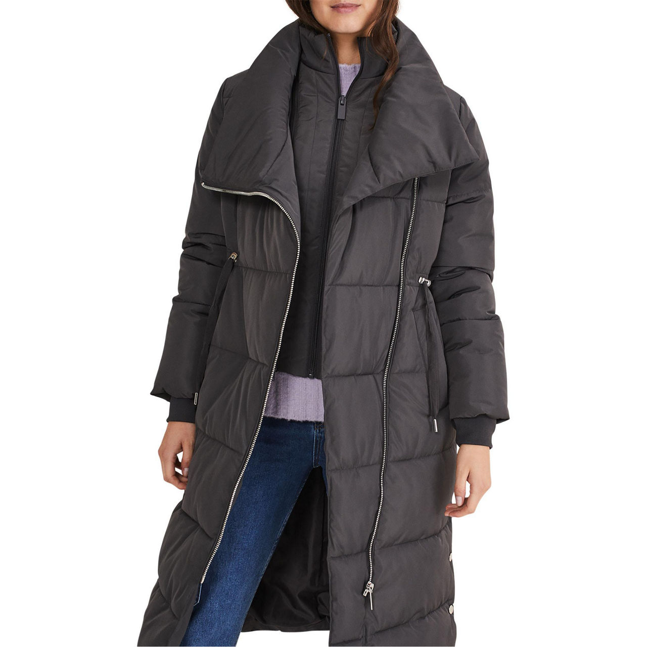 PHASE EIGHT Rae Asymmetric Puffer Jacket