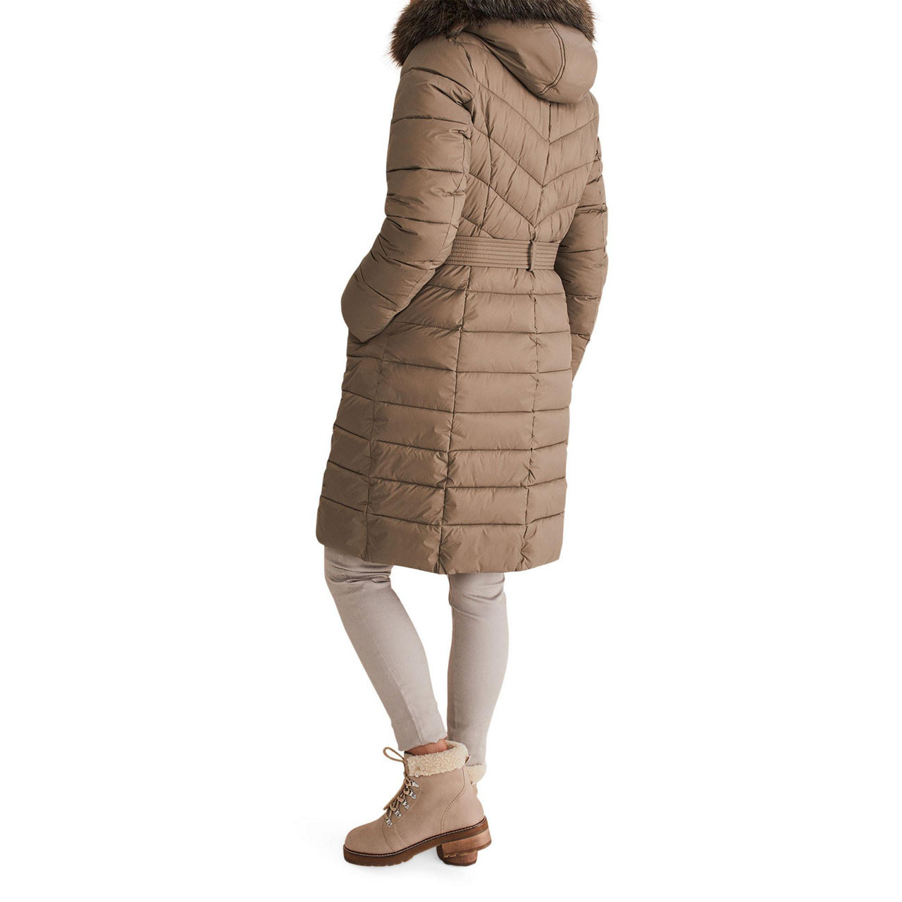 PHASE EIGHT Synthia High Shine Puffer Jacket