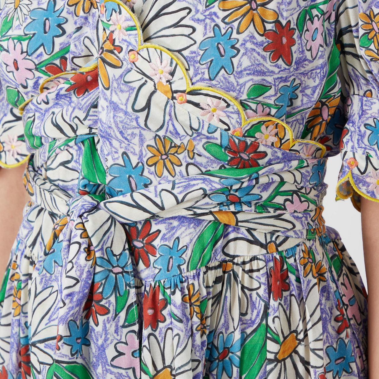 CELIAB Aila Floral Print Mini Dress