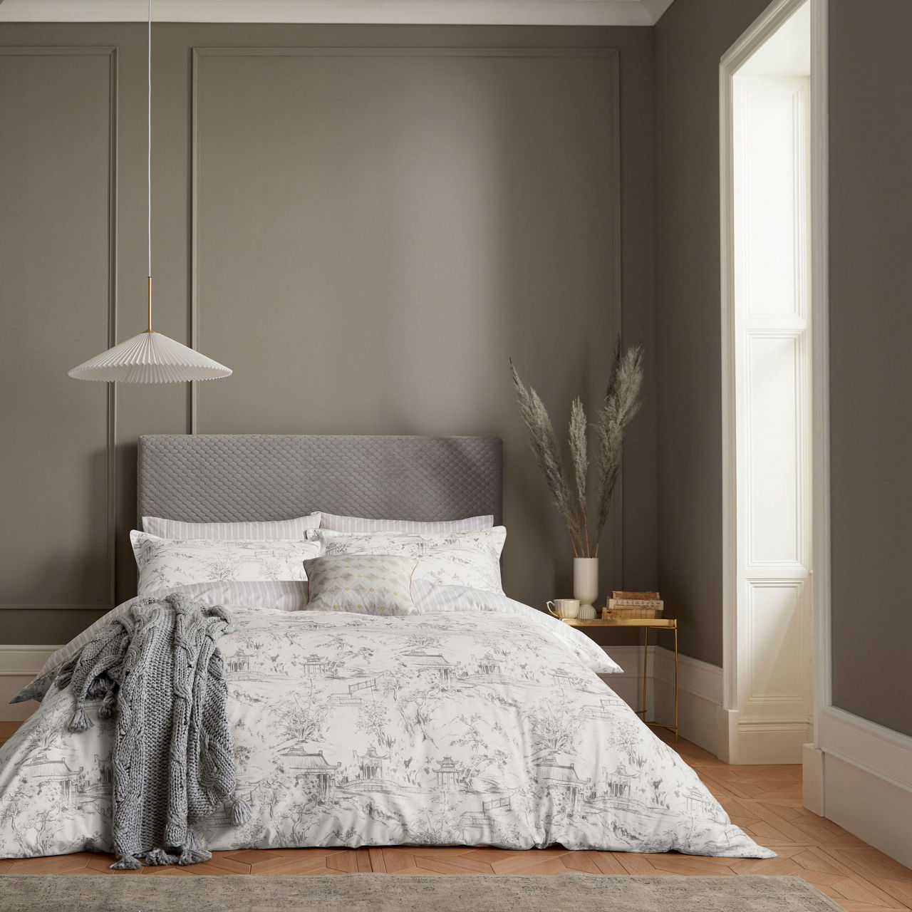 Emeline Coordinated Bedding Grey
