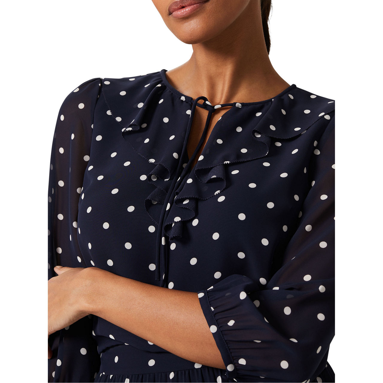 HOBBS Demi Spot Blouse