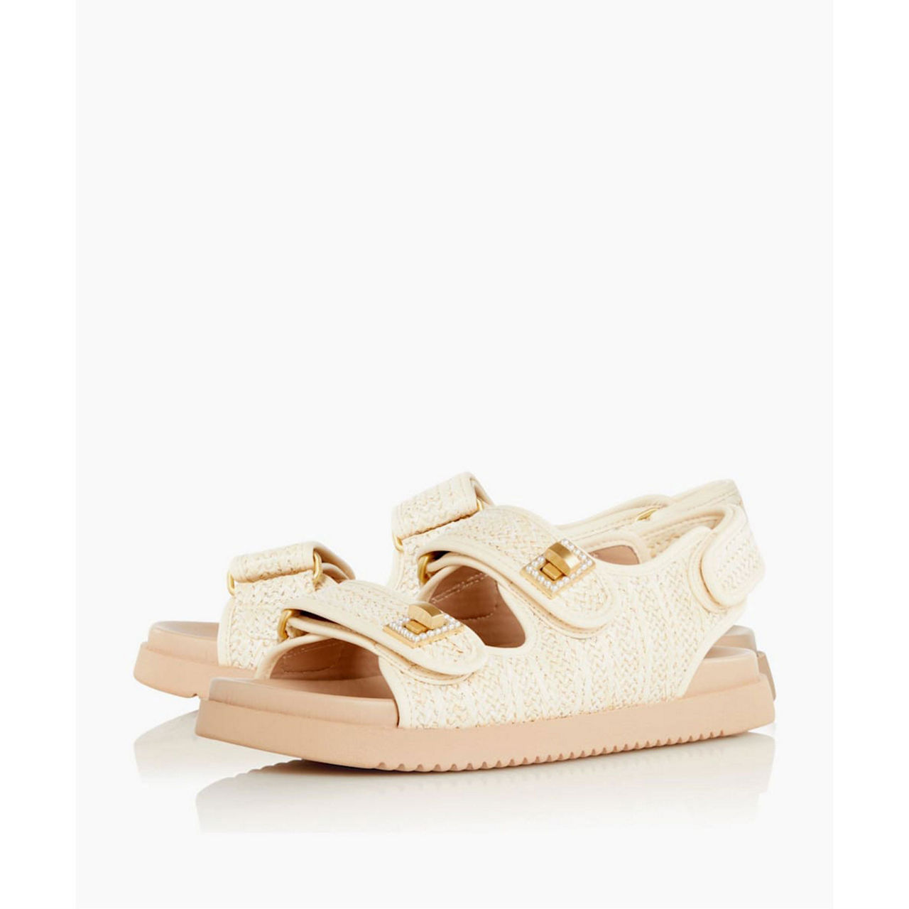 Lockstockk Quilted Turn Lock Sandals