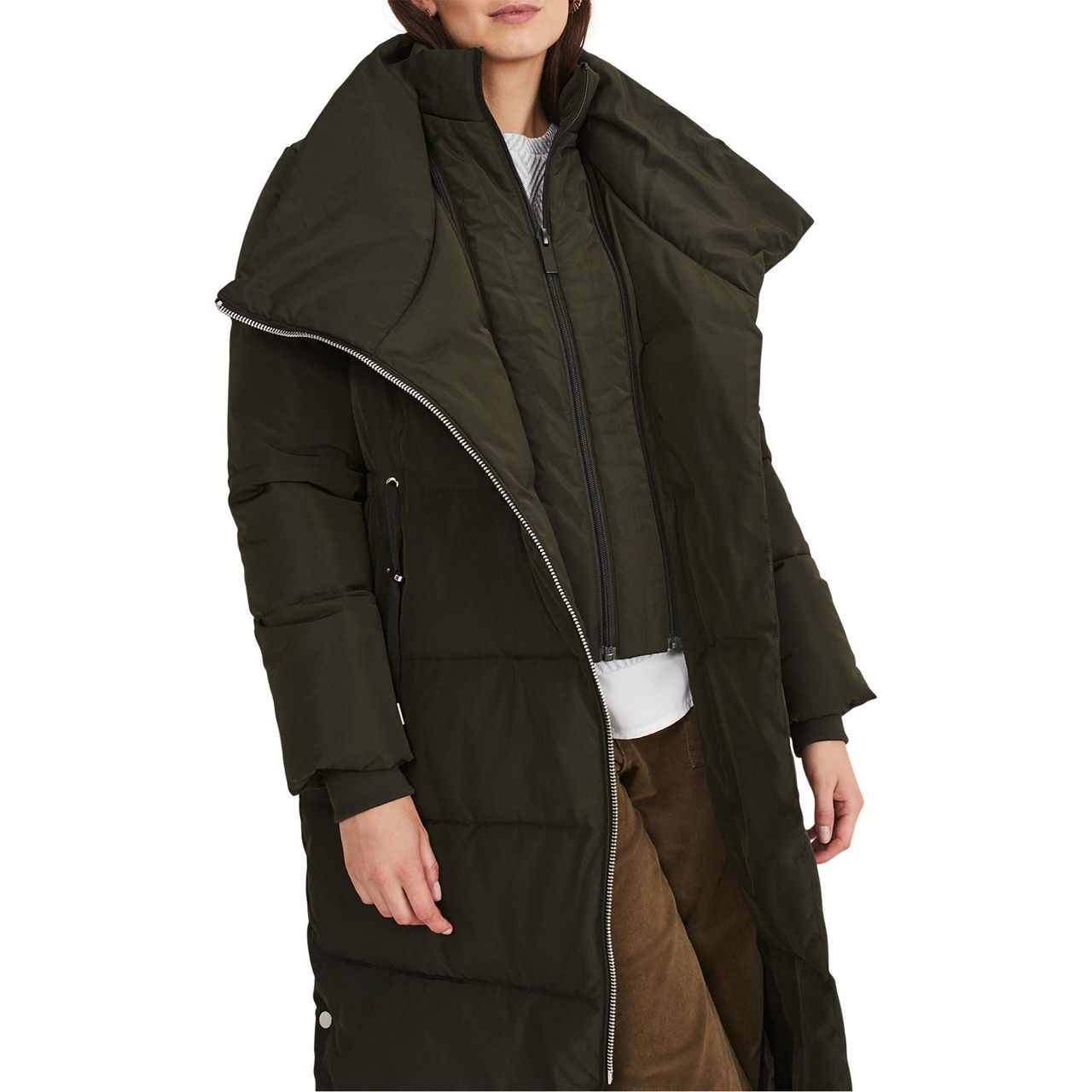 PHASE EIGHT Rae Asymmetric Puffer Jacket
