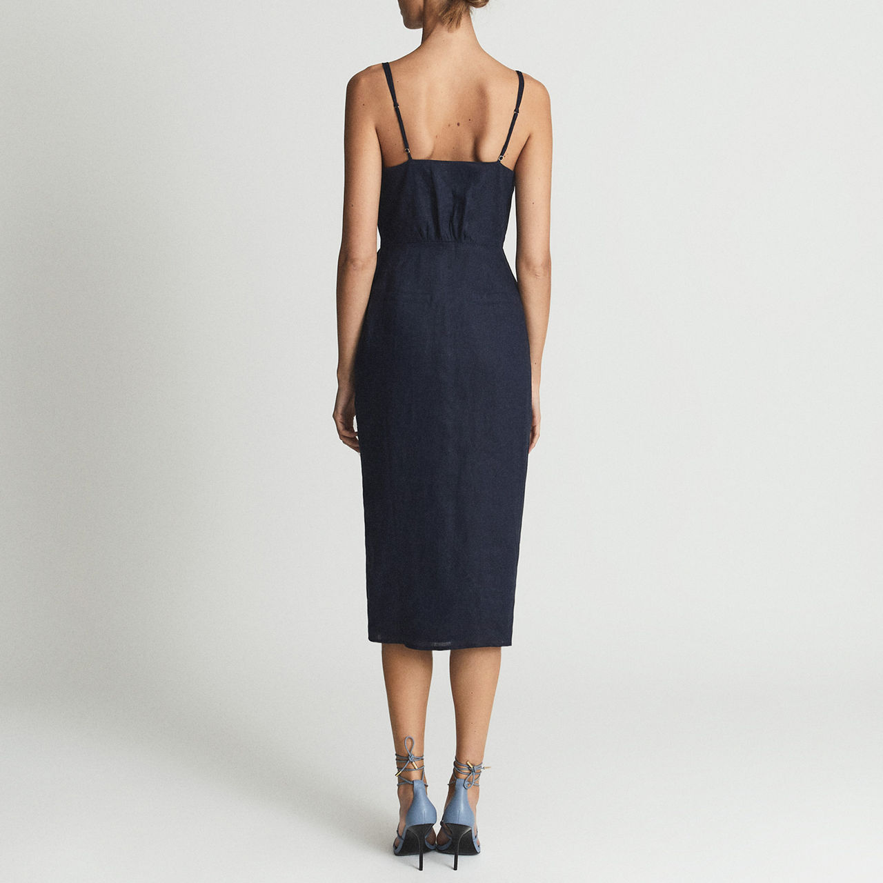 REISS Kay Linen Dress