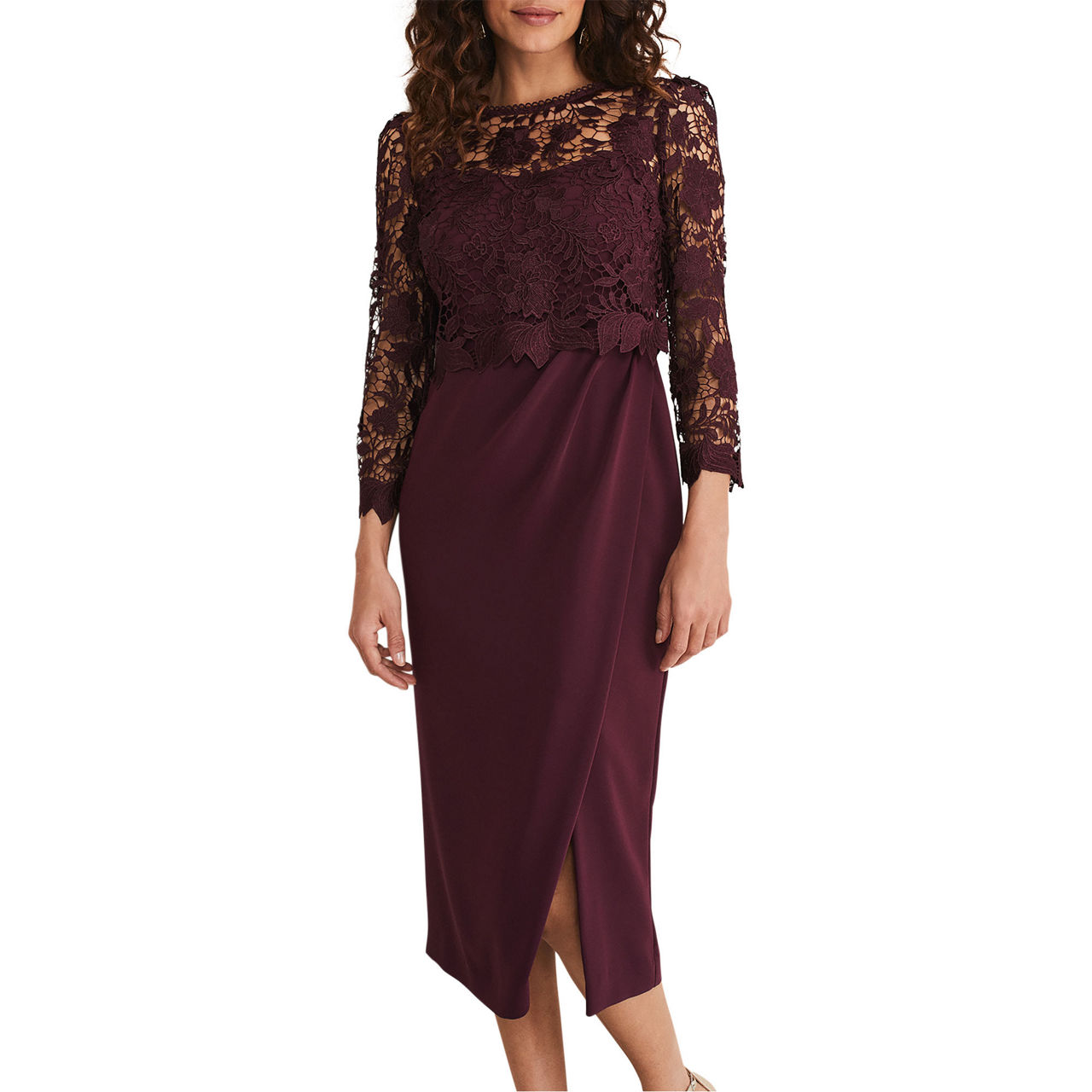 PHASE EIGHT Adeline Double Layer Lace Dress