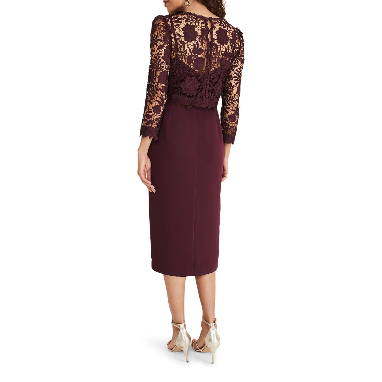 Adeline Double Layer Lace Dress