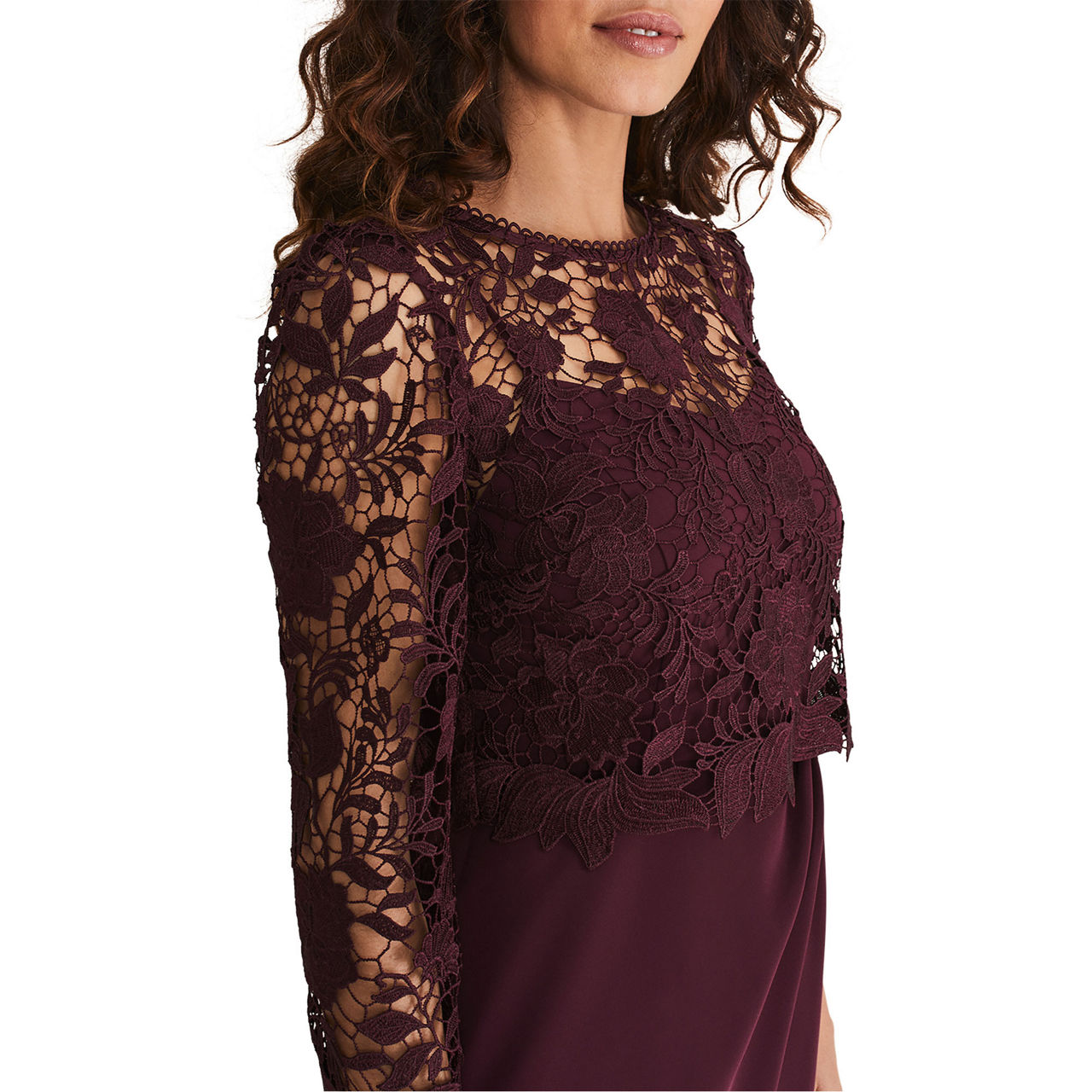 PHASE EIGHT Adeline Double Layer Lace Dress