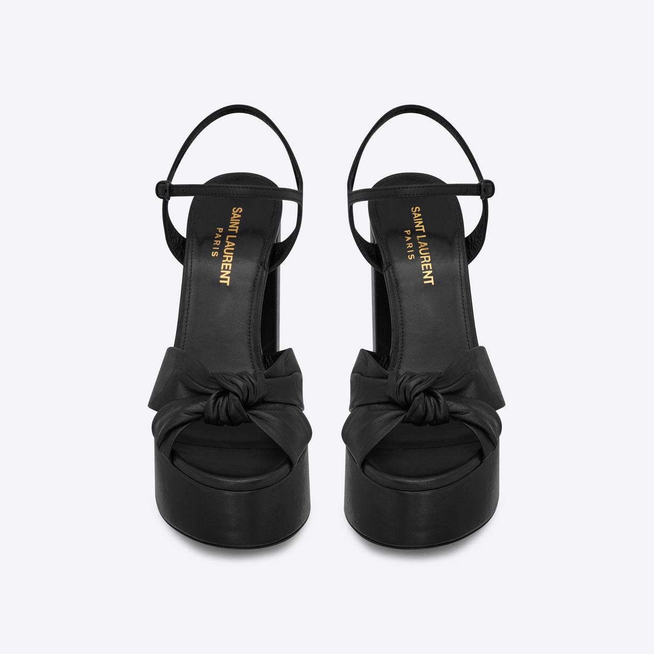 SAINT LAURENT Bianca 85 Platform Block Heels