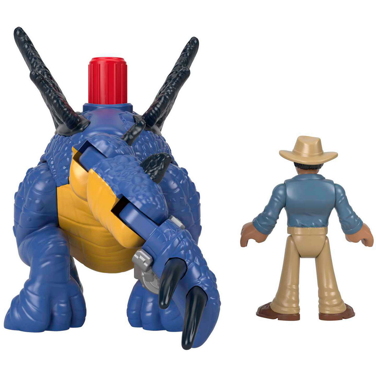 Imaginext Stegosaurus And Dr. Grant Figure Set