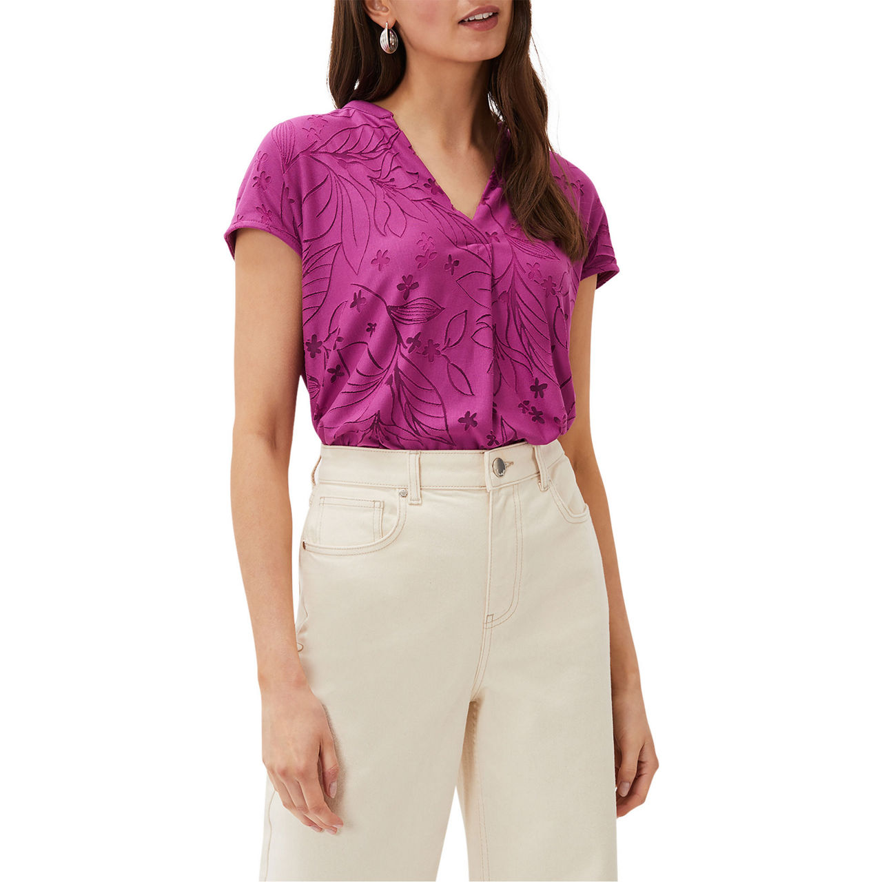 PHASE EIGHT Charleigh Burnout Top