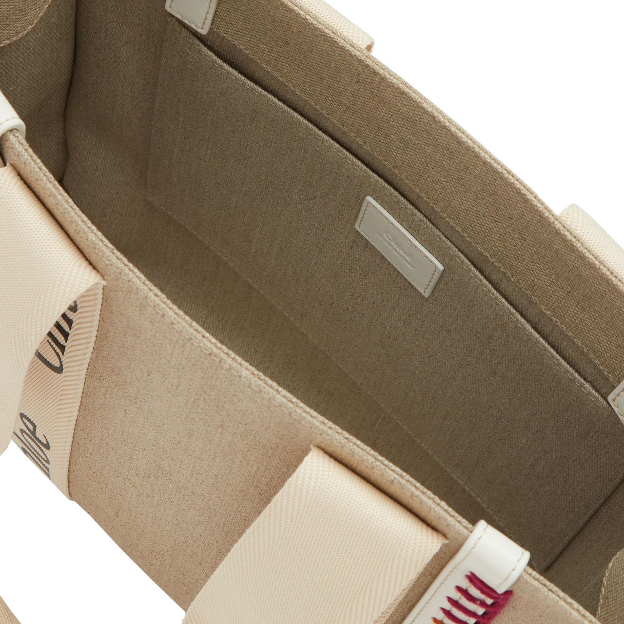 CHLOÉ Woody Canvas Medium Tote