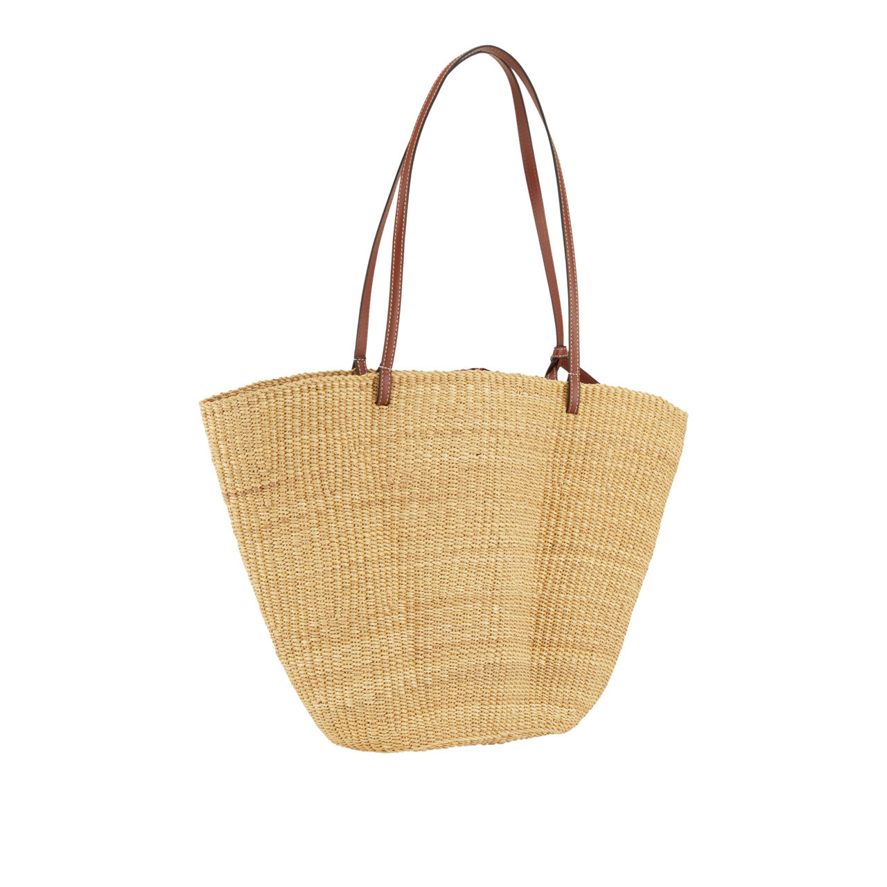 LOEWE Shell Elephant Grass & Calf Basket Bag