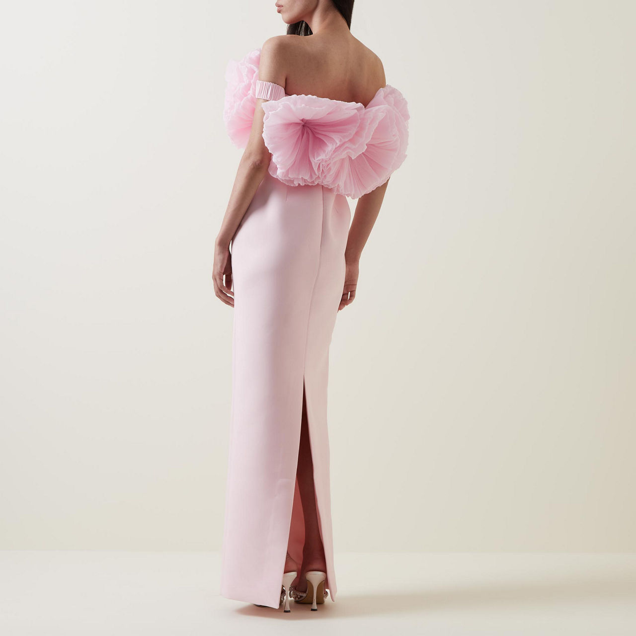 RACHEL GILBERT Angelo Flower Detail Gown