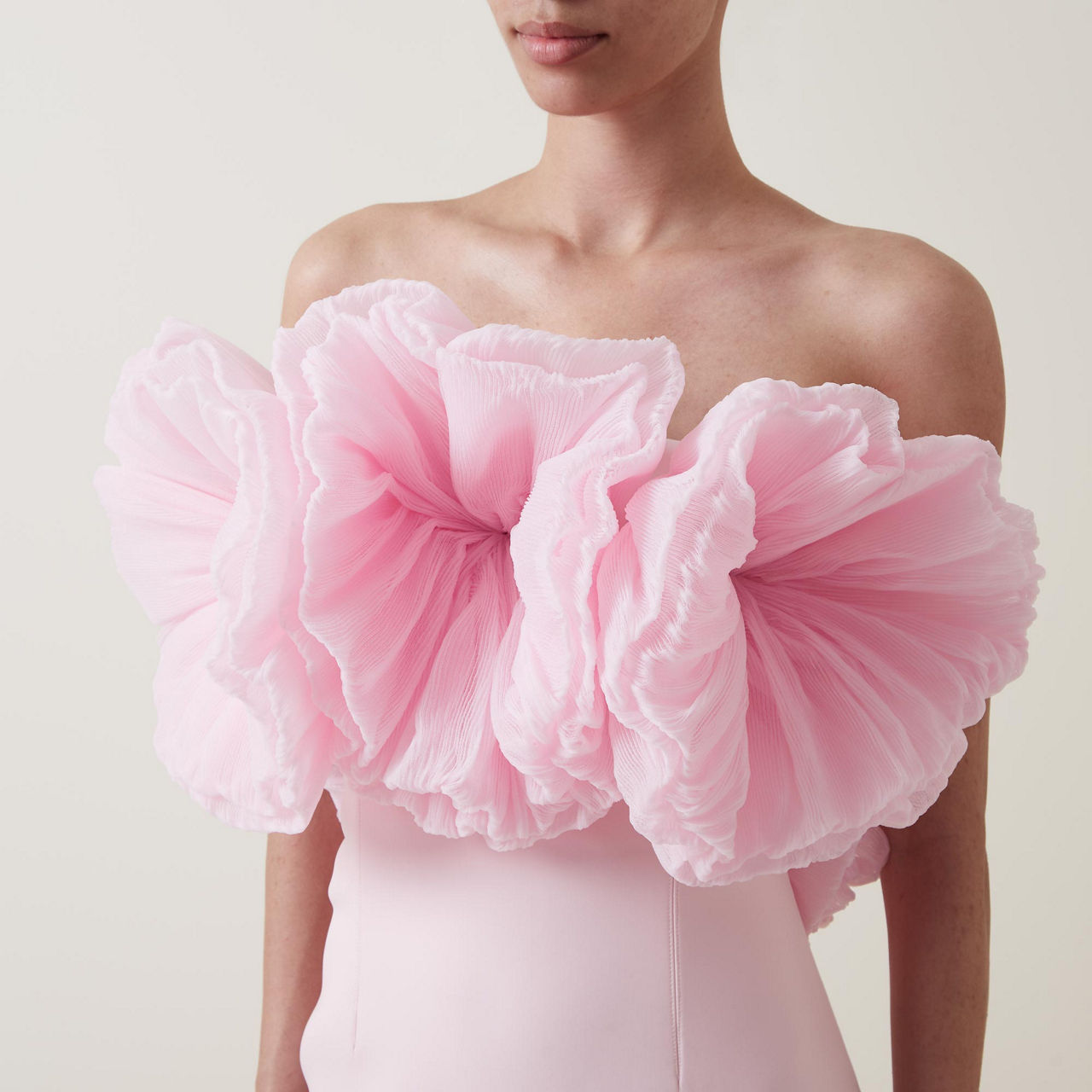 RACHEL GILBERT Angelo Flower Detail Gown