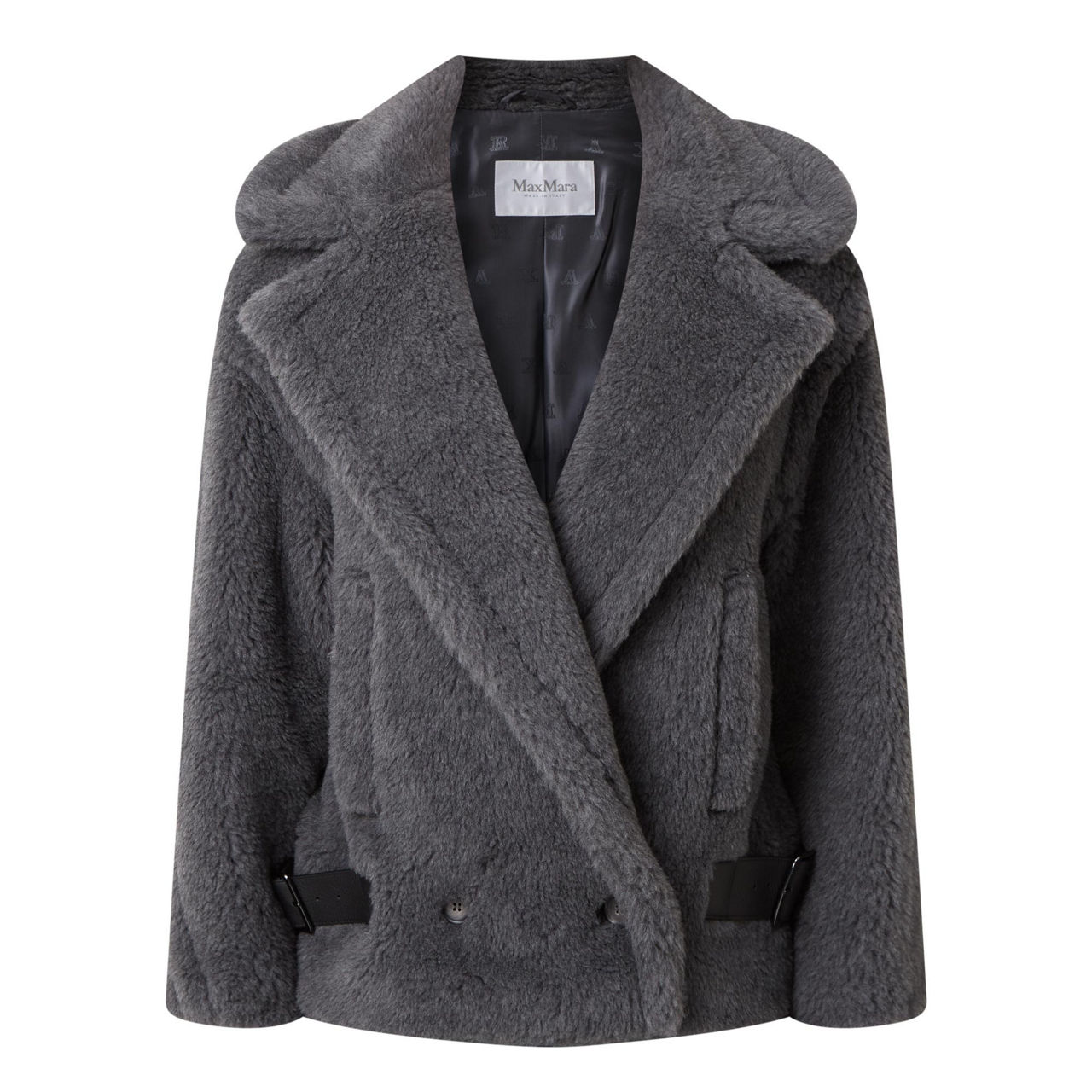 MAX MARA Rosita Faux Teddy Biker Jacket