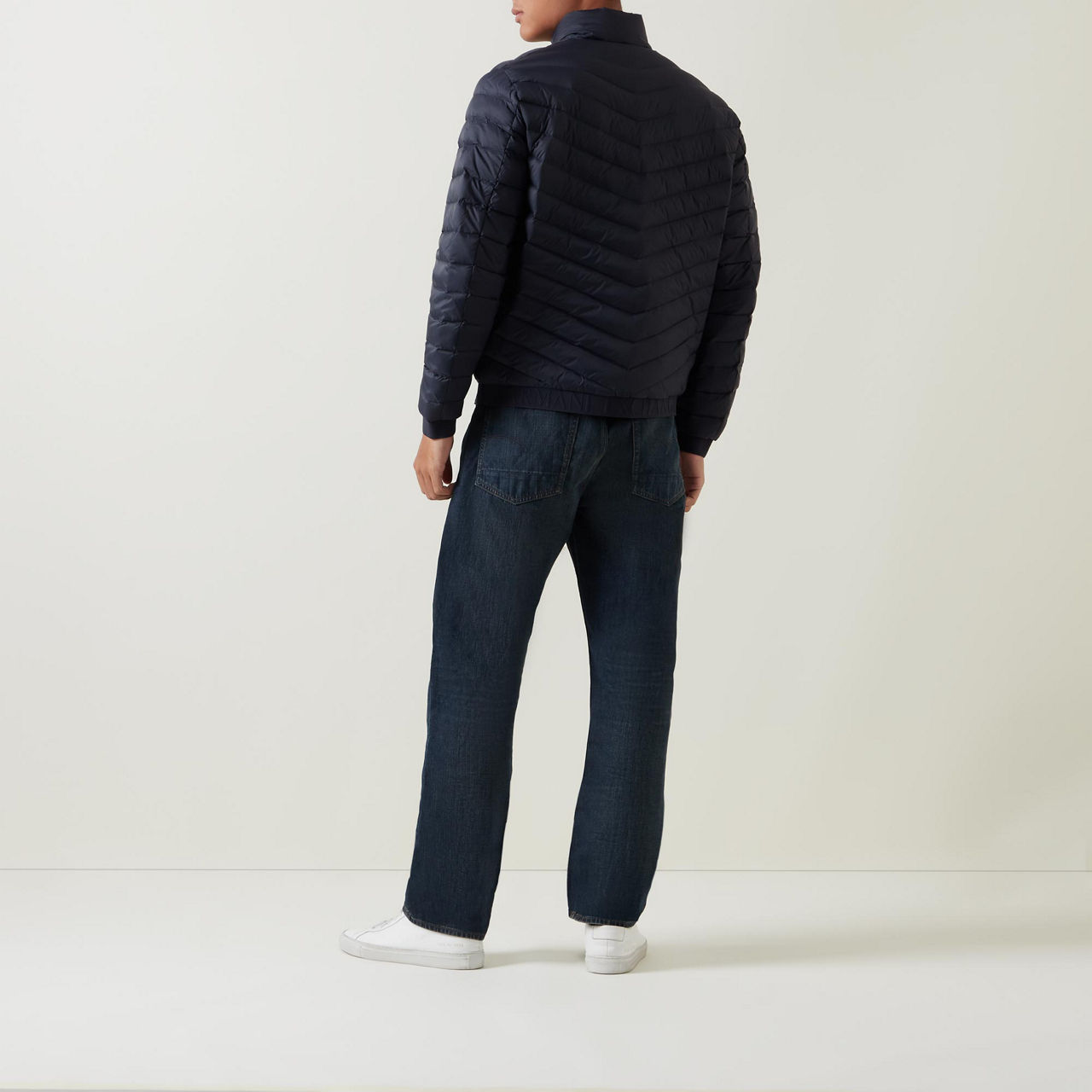 ARMANI EXCHANGE Chevron Quilted Jacket