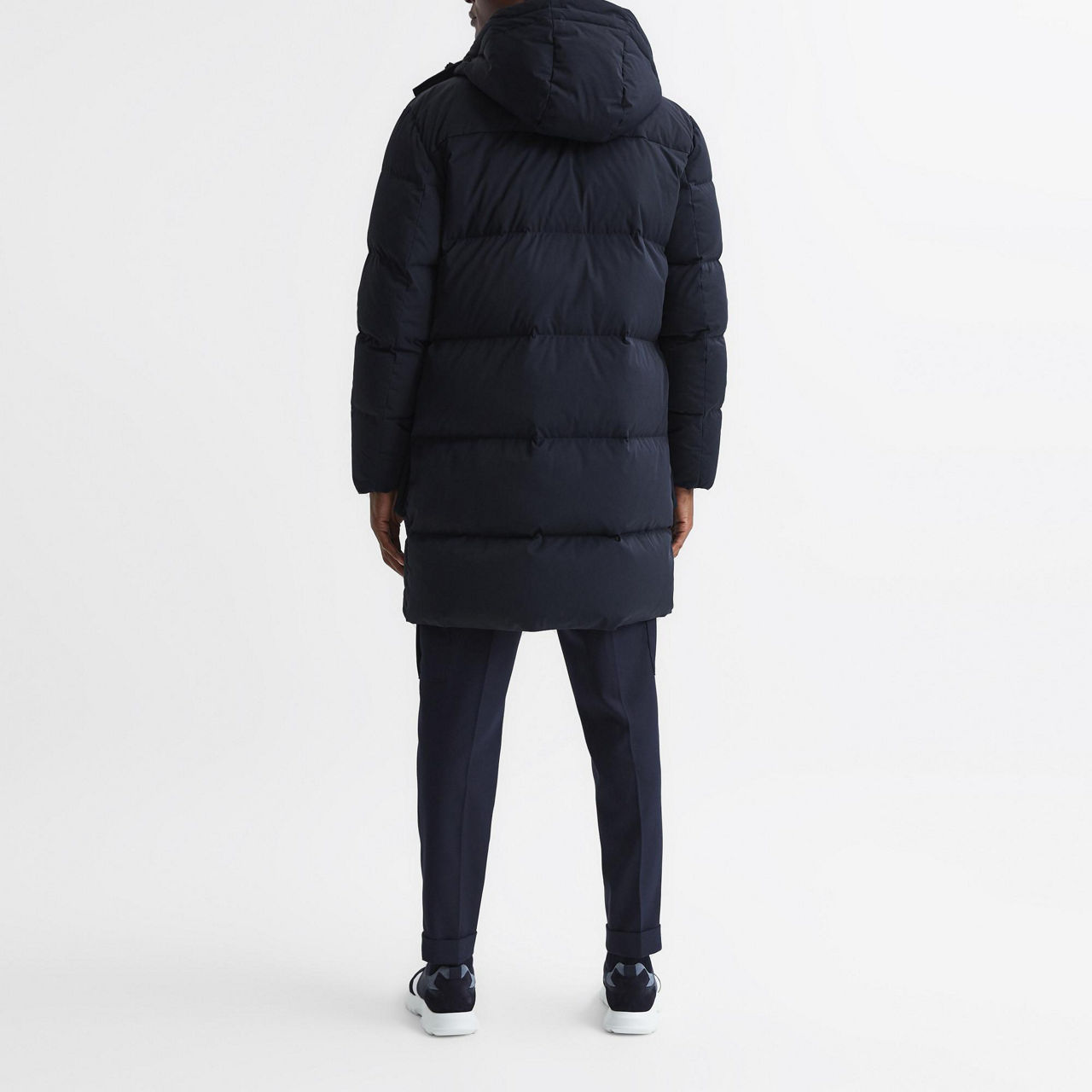 REISS Skye Mid Length Puffer Jacket