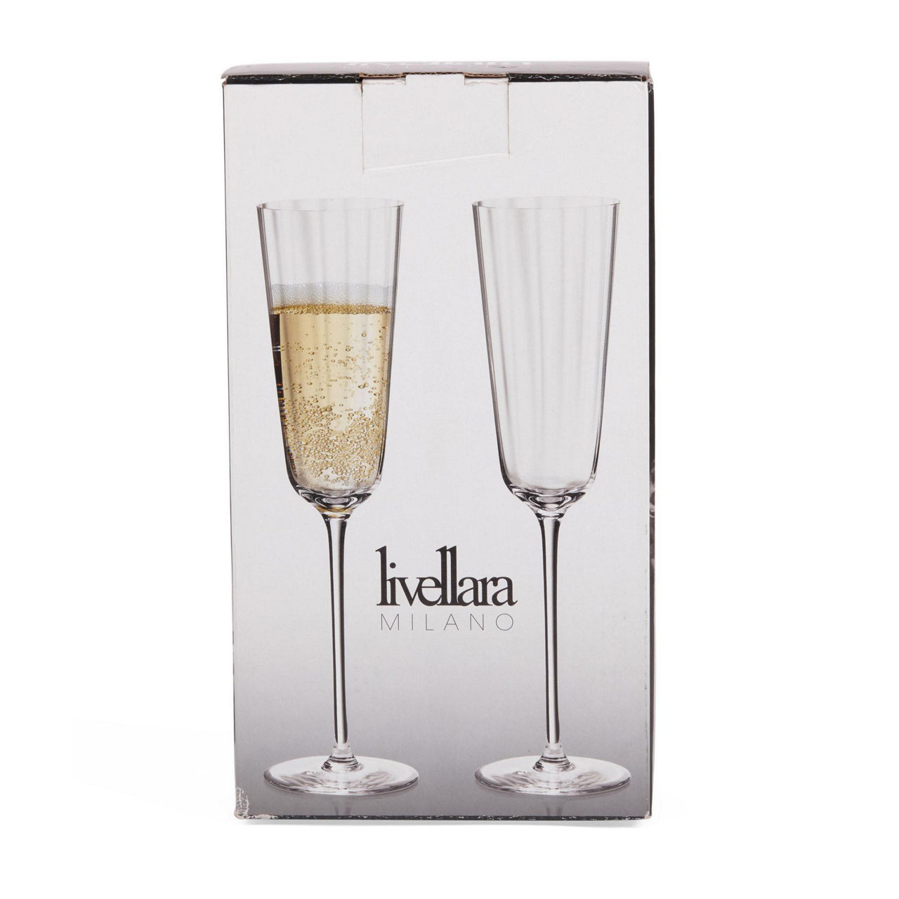 LIVELLARA Milano Champagne Glasses