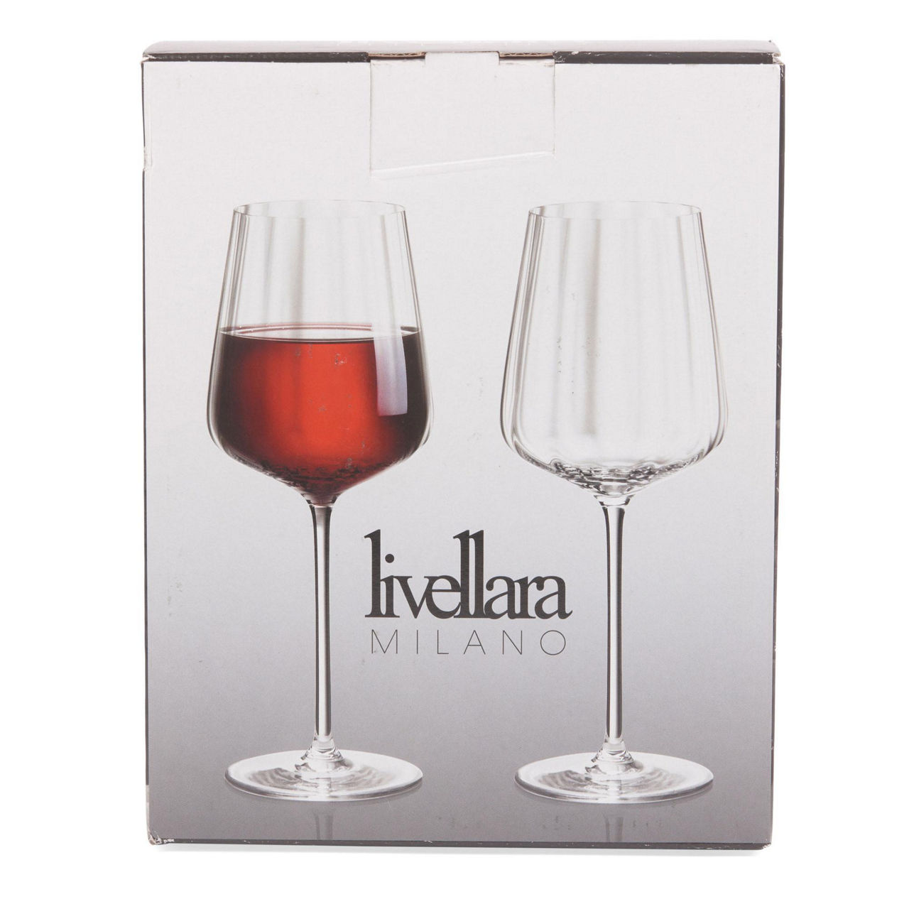 LIVELLARA Milano Red Wine Glasses
