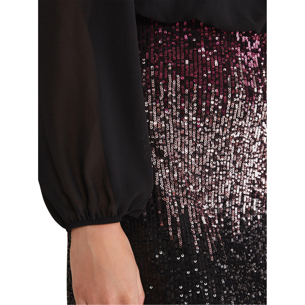 PHASE EIGHT Angel Sequin Chiffon Dress